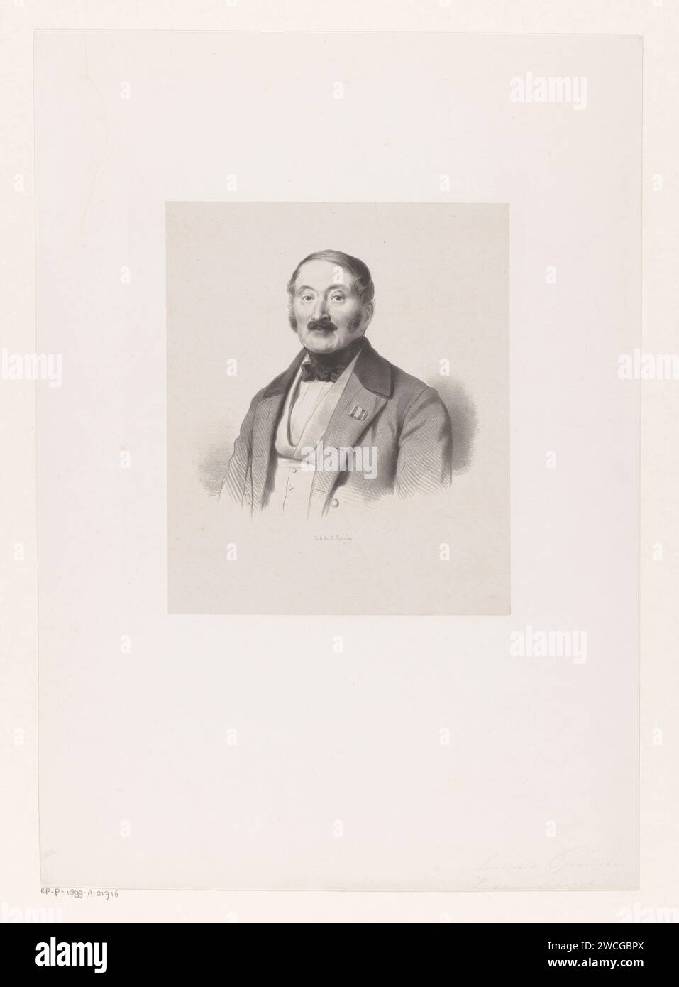 Portrait of Rijnholt Antony Klerck, Johan Hendrik Hoffmeister, c. 1851 ...