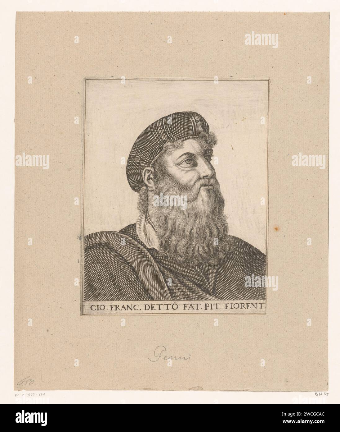 Portraet van Gianfrancesco Pupin, Jean Baron, 1641 - 1741 print France ...