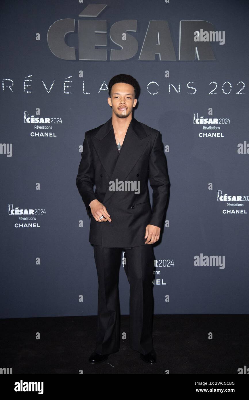 Paris, France. 15th Jan, 2024. Melvin Boomer attending the Cesar ...