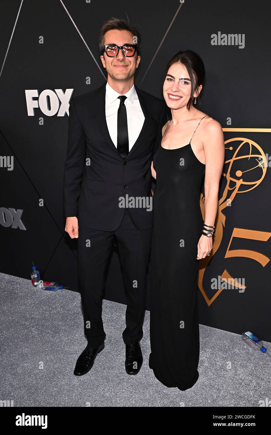 Nick Antosca, left, and Alexandra Pechman walk the red carpet at the ...