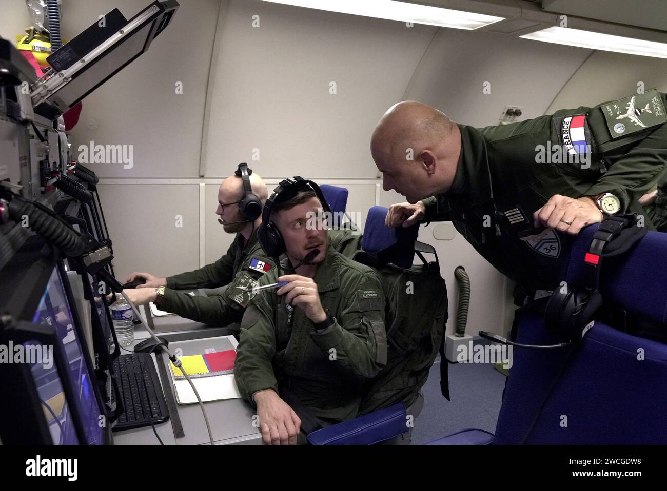 The commander of France's AWACS squadron, a lieutenant colonel named ...