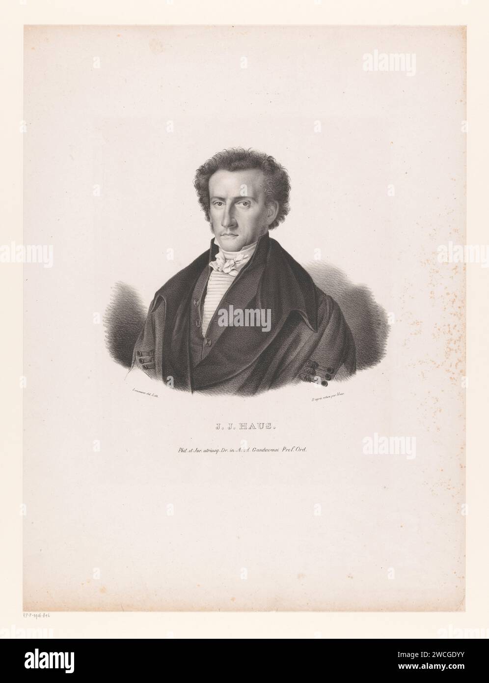 Portret Van Jacques-Joseph house, Antoine Leonnier, After Marcel Hess ...