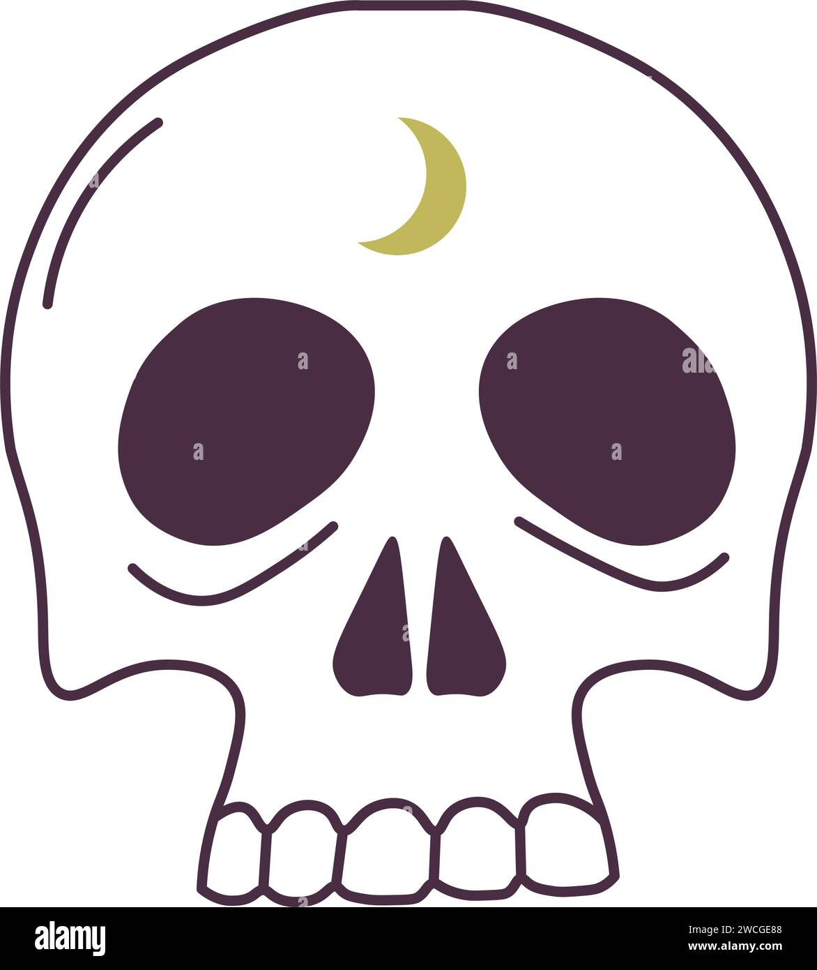 Moon on forehead hi-res stock photography and images - Alamy