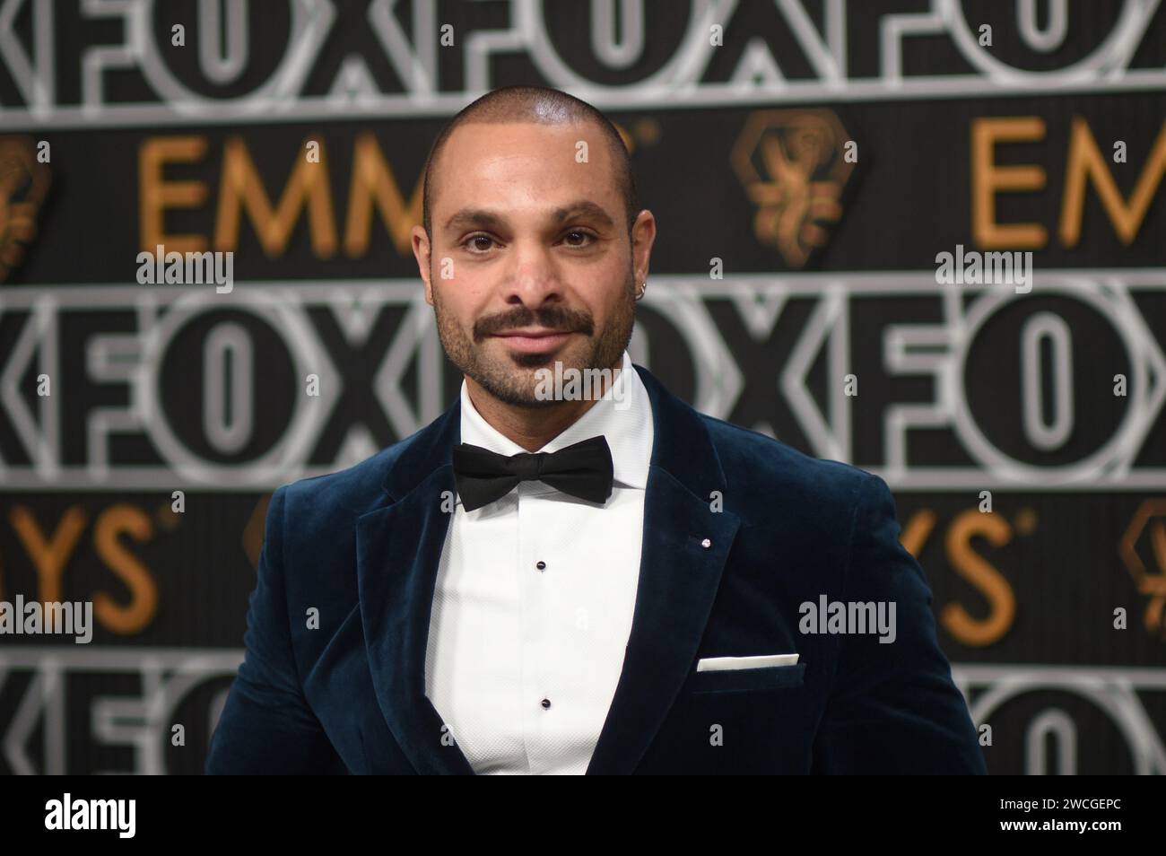Michael Mando arrives at the 75th Primetime Emmy Awards on Monday, Jan ...
