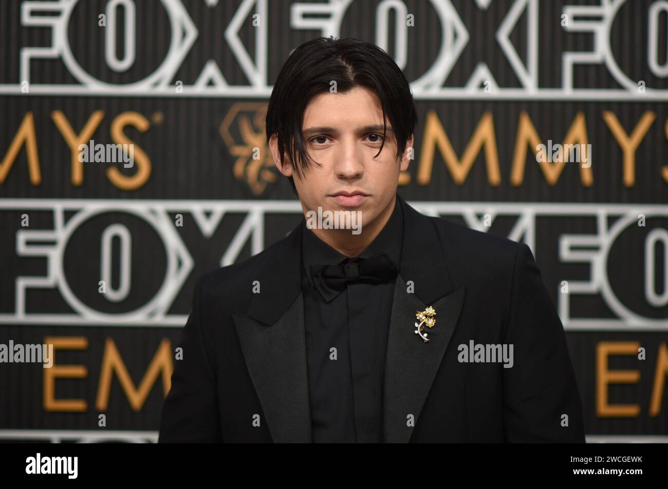 Kevin Alves arrives at the 75th Primetime Emmy Awards on Monday, Jan ...