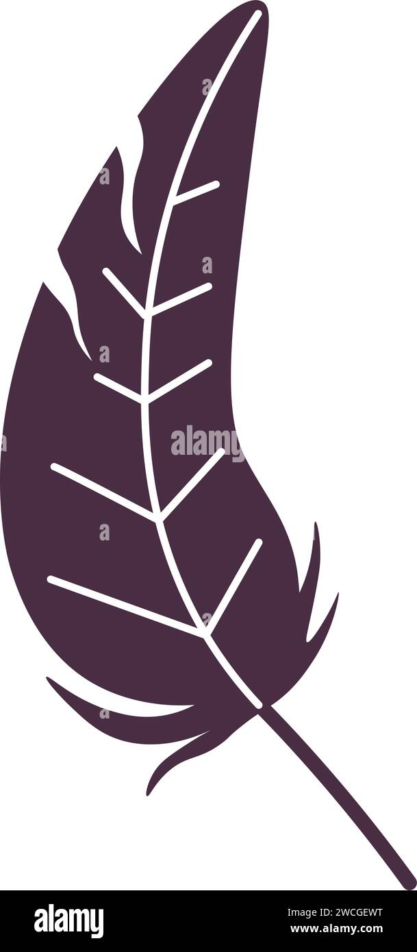 Feather, symbol of spirituality and ascension Stock Vector Image & Art ...