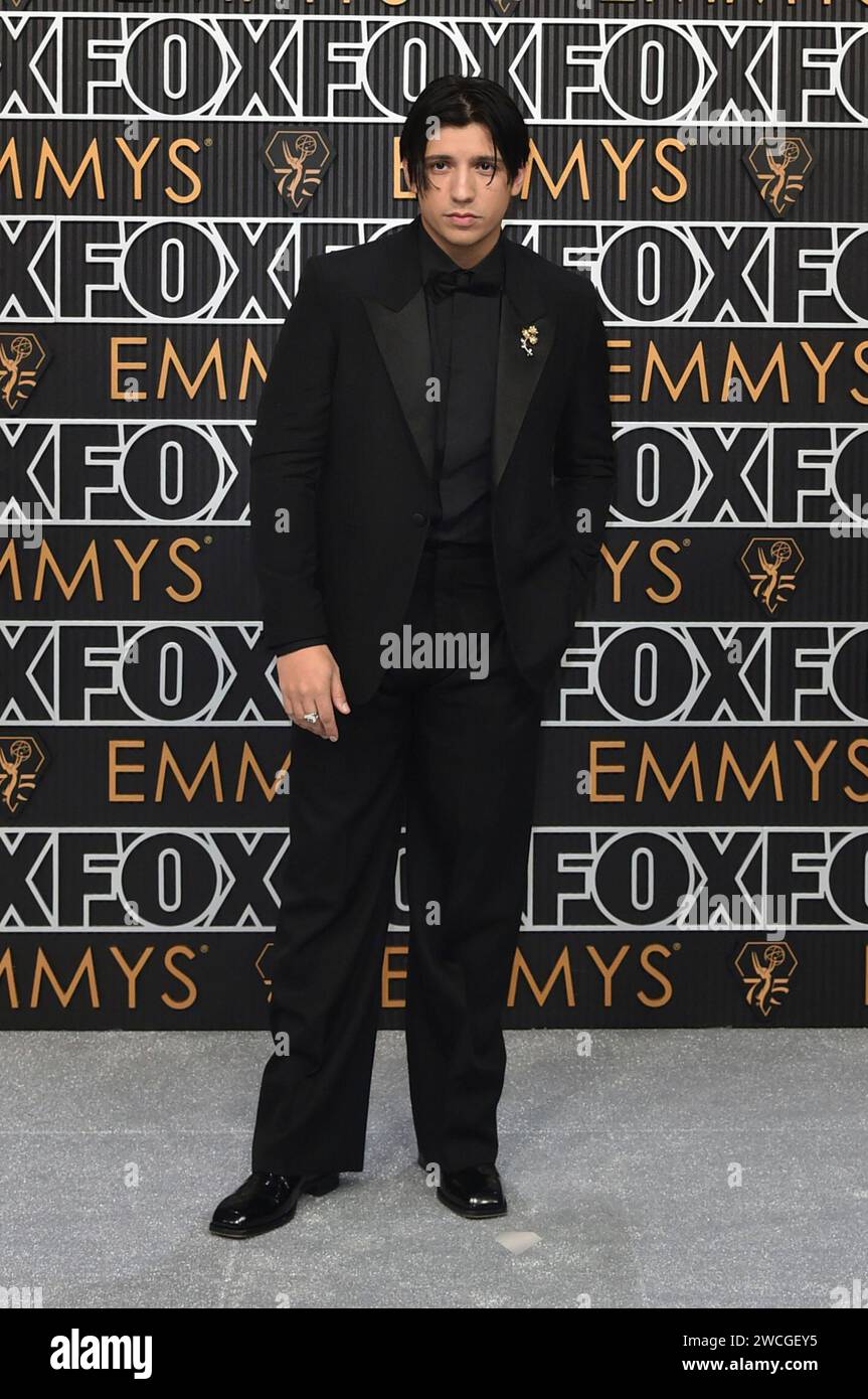Kevin Alves arrives at the 75th Primetime Emmy Awards on Monday, Jan ...