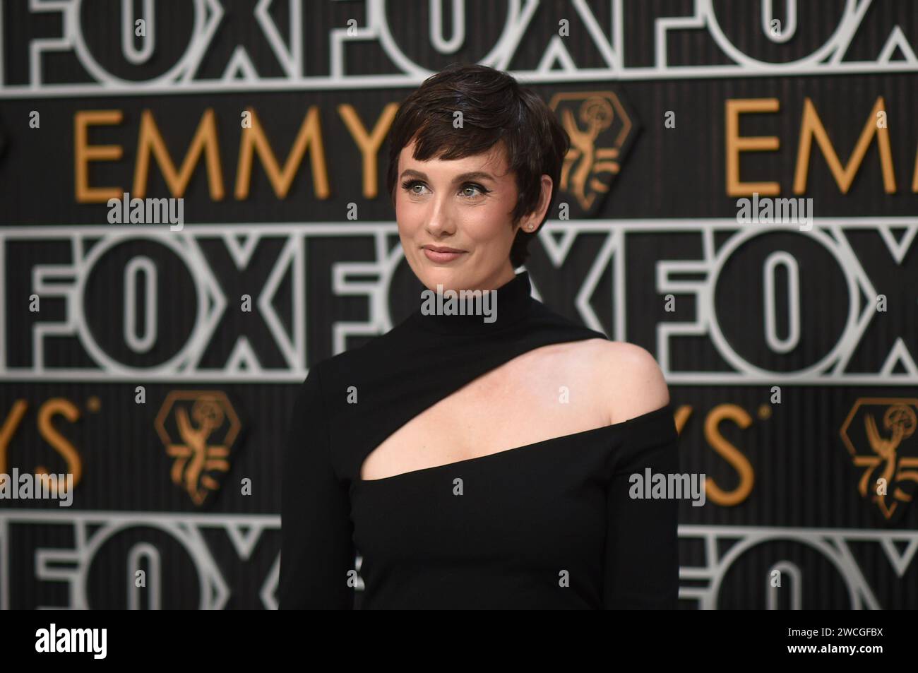 Nicole Boyd arrives at the 75th Primetime Emmy Awards on Monday, Jan ...