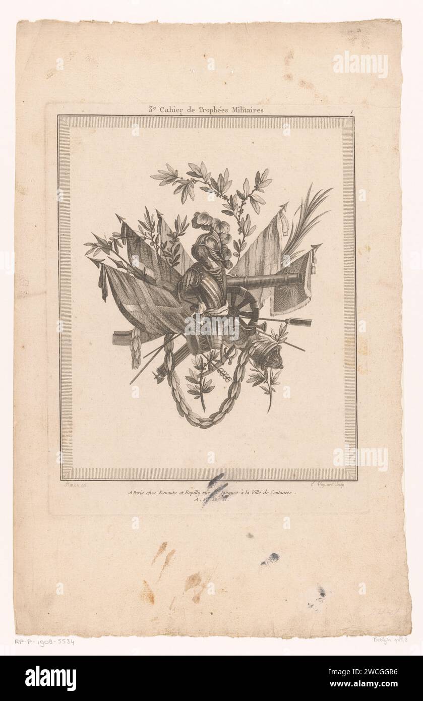 WAPERFEE, Etienne Claude VOYSARD, after Pierre Ranson, 1778 print A ...