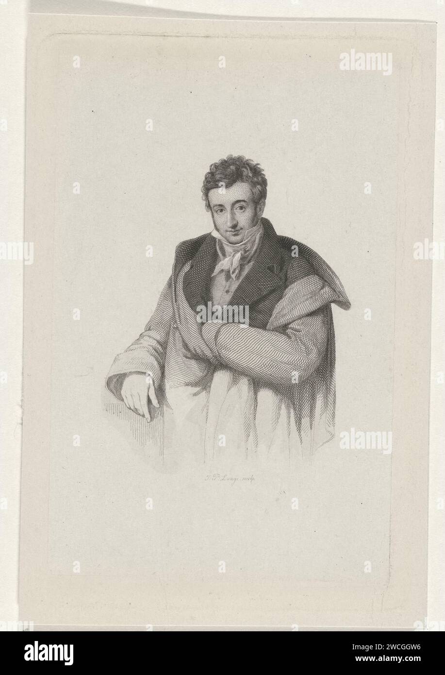 Portrait of Paul Joseph Gabriel, Johannes Philippus Lange, After ...