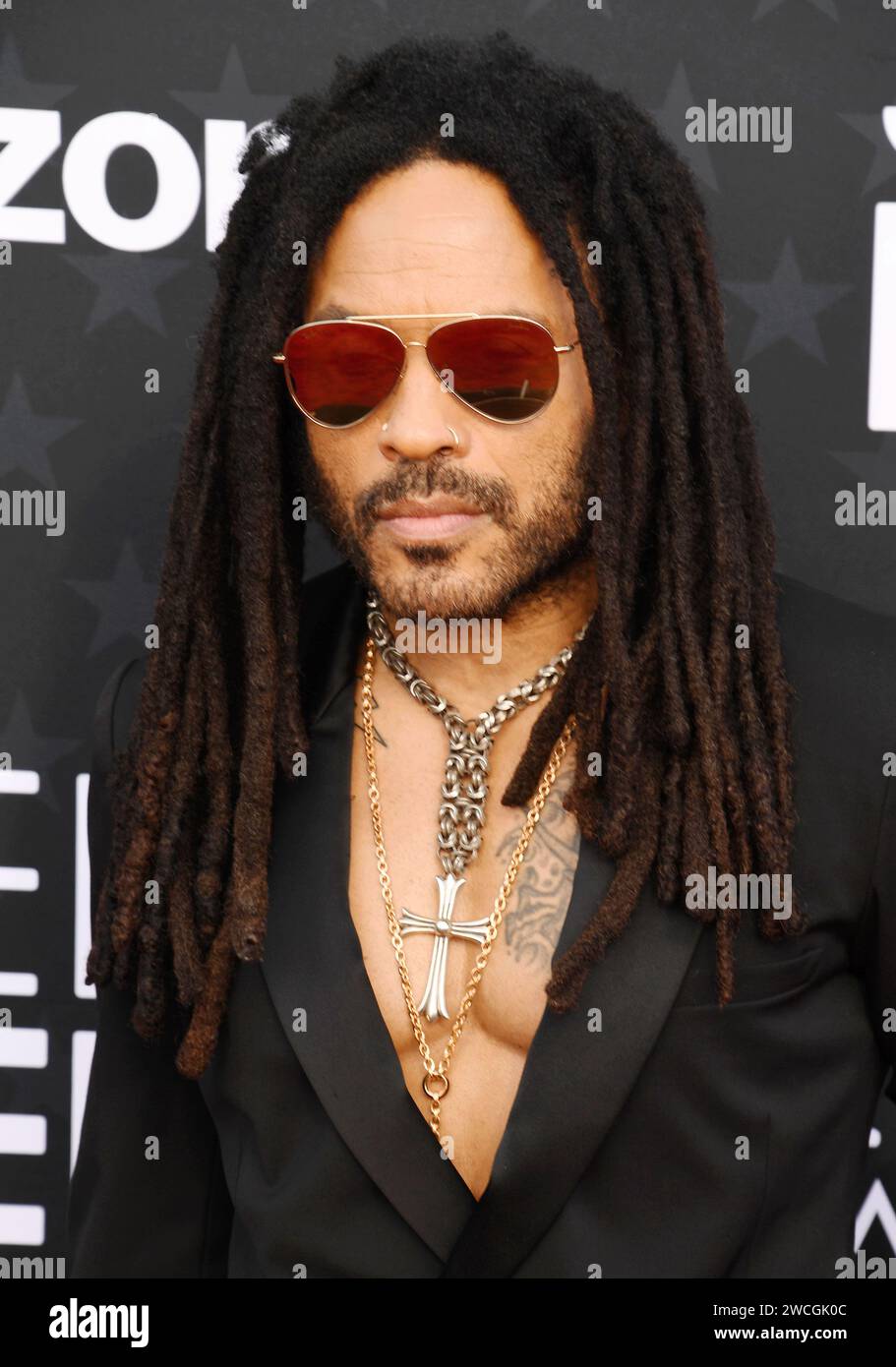 SANTA MONICA, CALIFORNIA - JANUARY 14: Lenny Kravitz attends the 29th ...