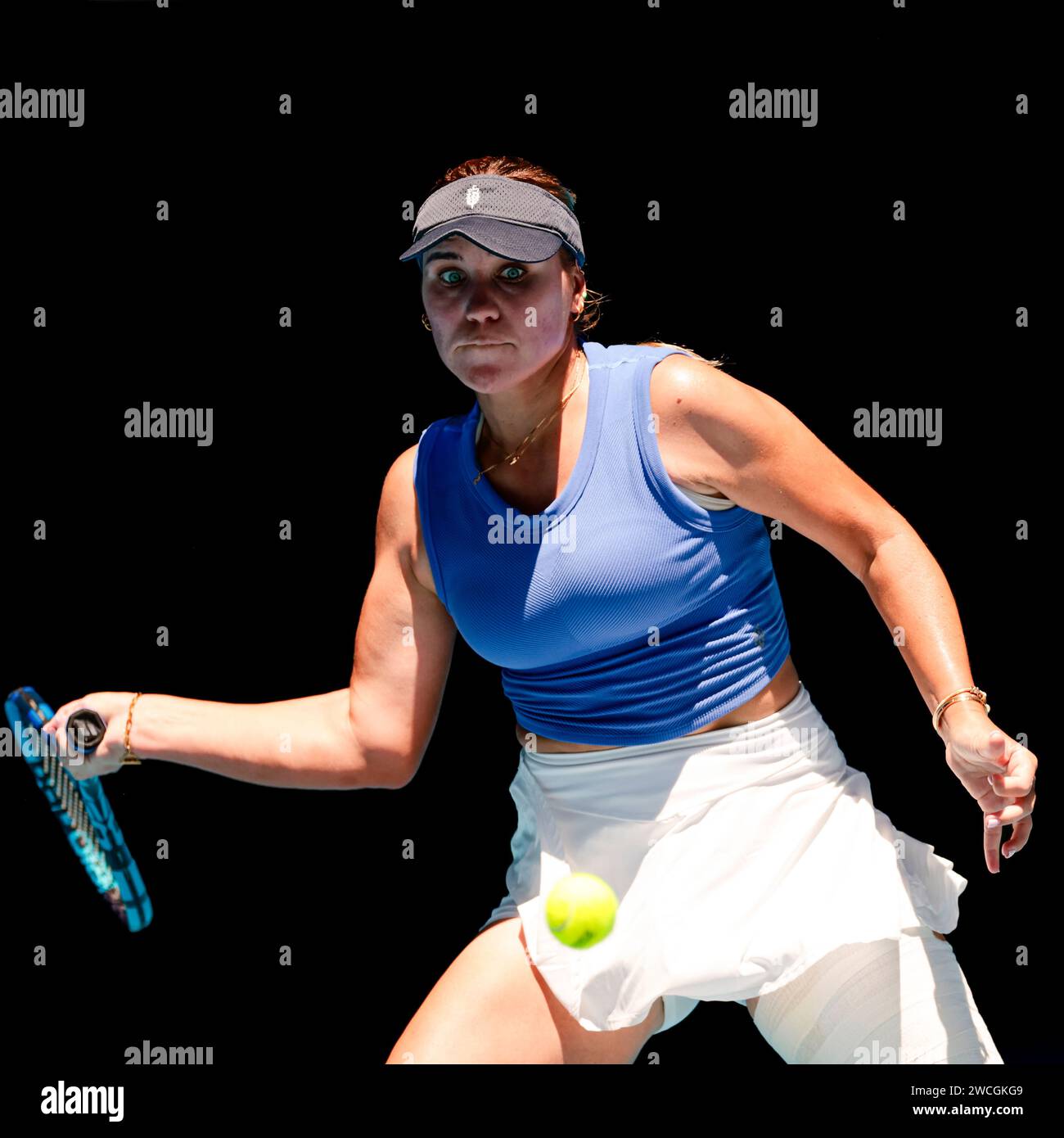 Melbourne, Australia, 16th Jan, 2024. Tennis player Sofia Kenin from ...