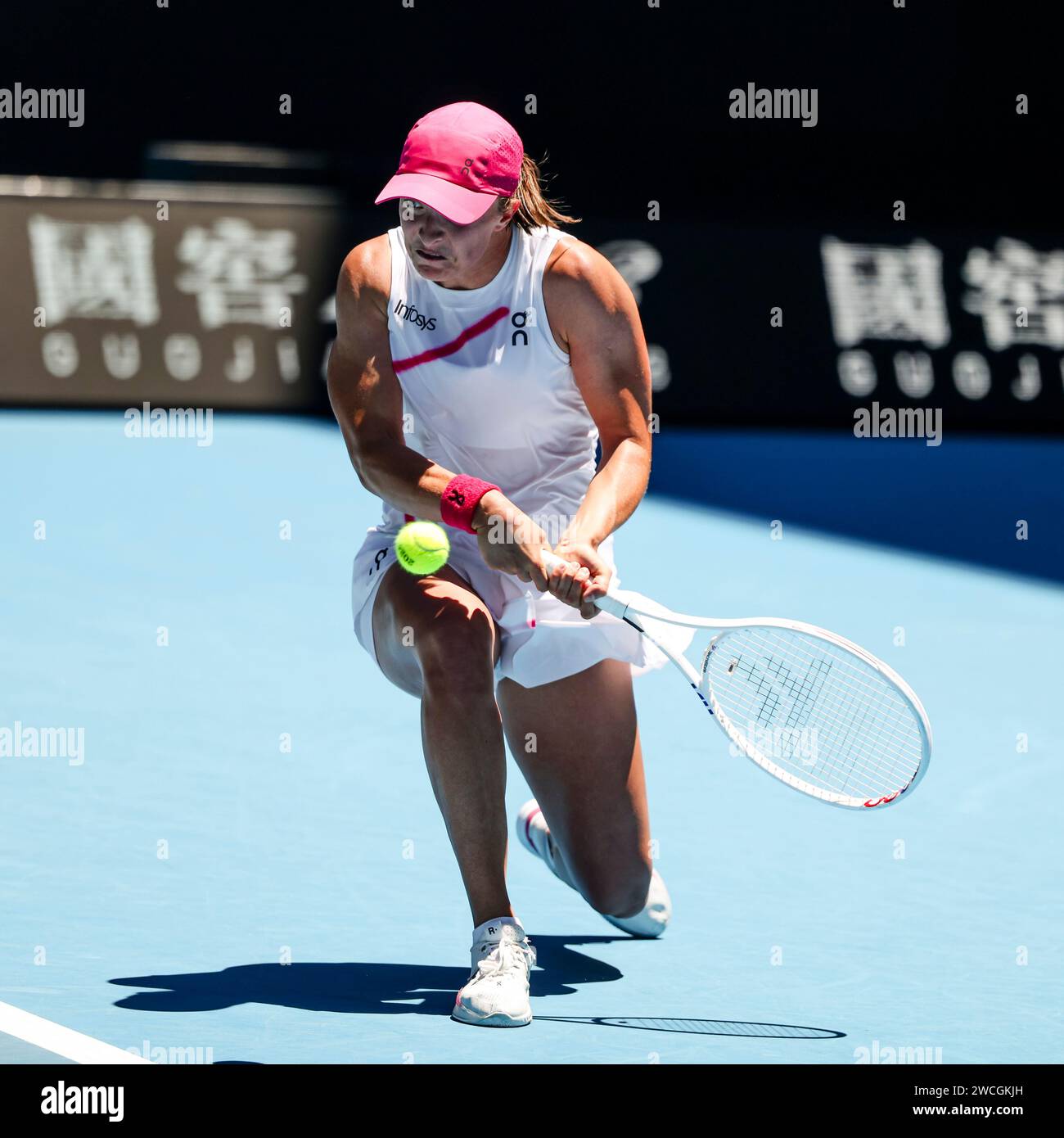 Melbourne, Australia, 16th Jan, 2024. Tennis player Iga Swiatek from ...