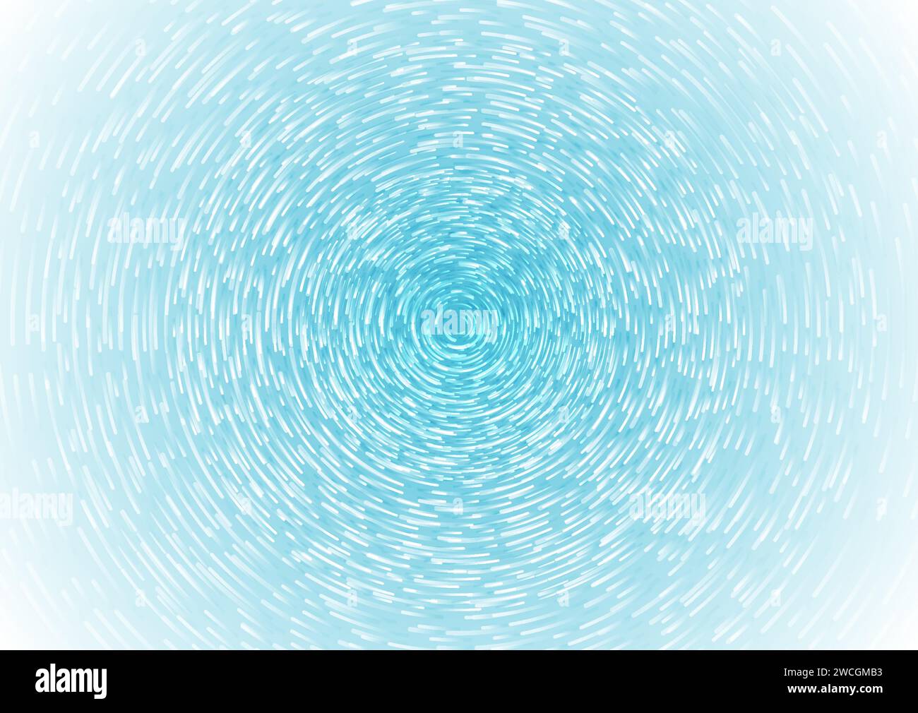 Blue circular lines abstract hi-tech geometry background. Vector design Stock Vector Image & Art ...