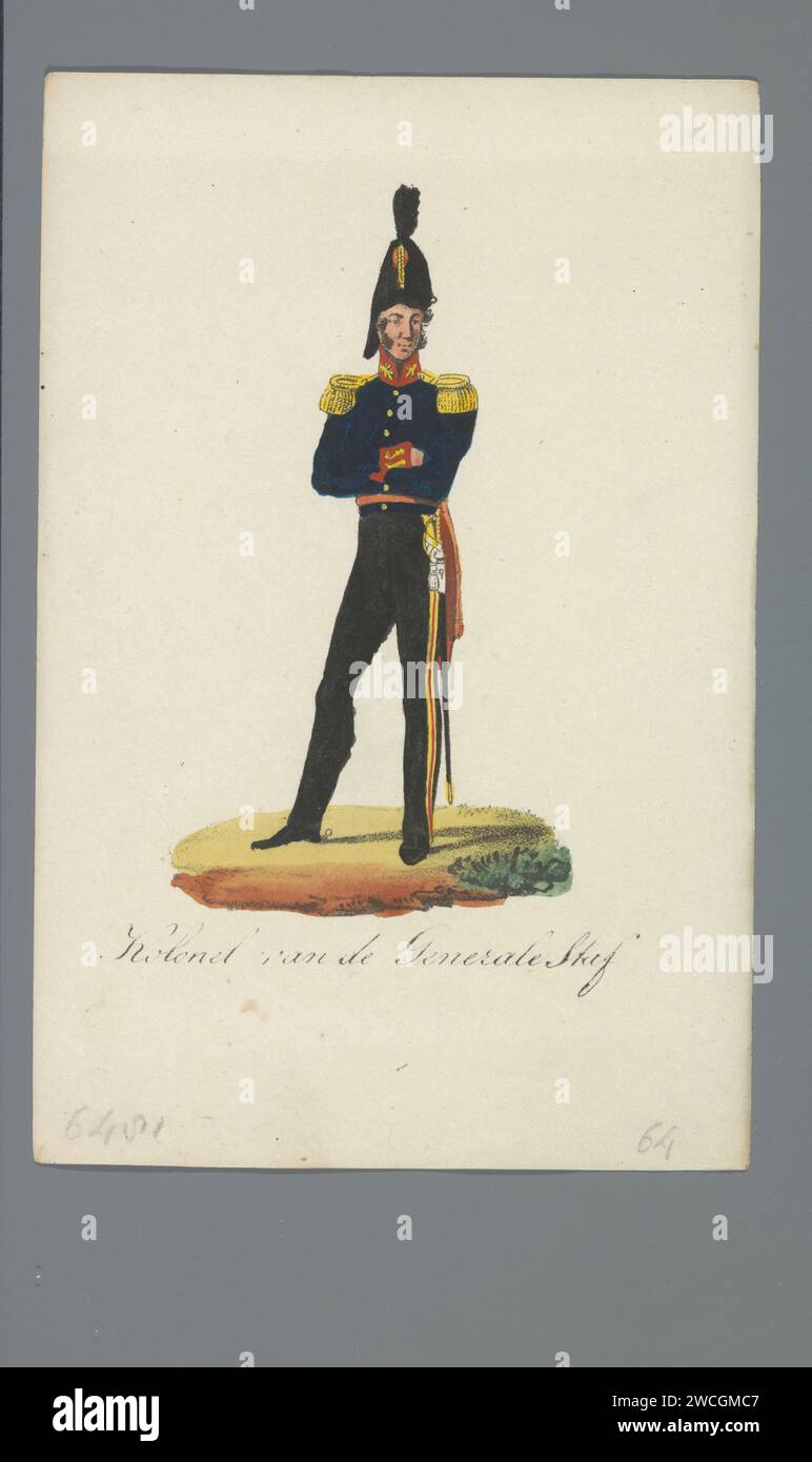 Colonel of the General Staff, Albertus Verhoesen (attributed to), 1835 ...