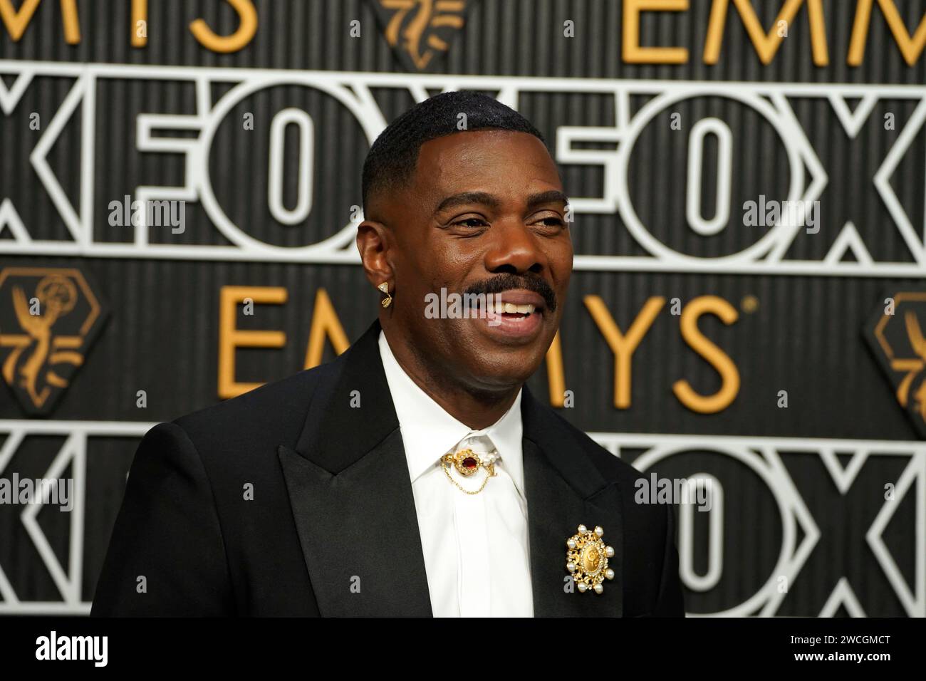 Colman Domingo poses for a Red Carpet portrait at the 75th Emmy Awards ...