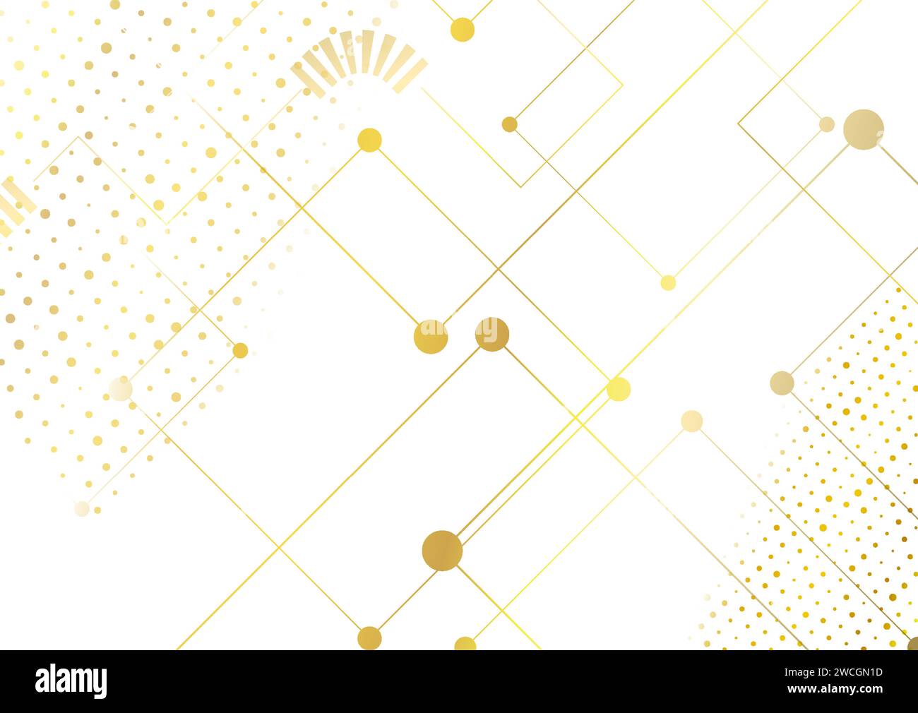 Abstract golden tech circuit board lines drawing graphic design ...