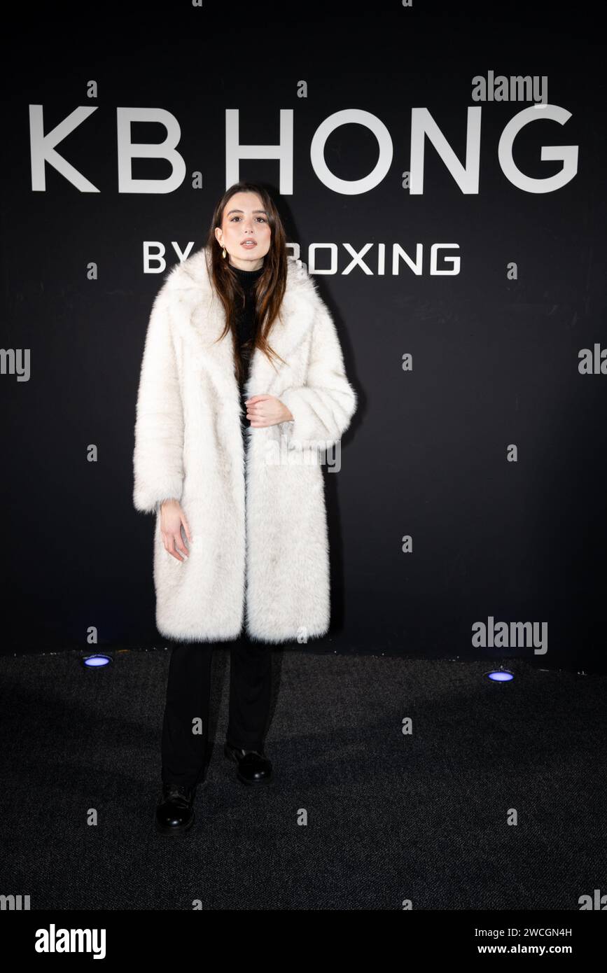 Milan, Italy, 15/01/2024, Clizia Somma Milan Fashion Week - Men F/W 2024-25 Kb Hong Fashion Show ...