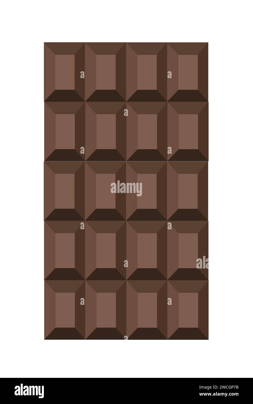 chocolate bar vector illustration Stock Vector Image & Art - Alamy