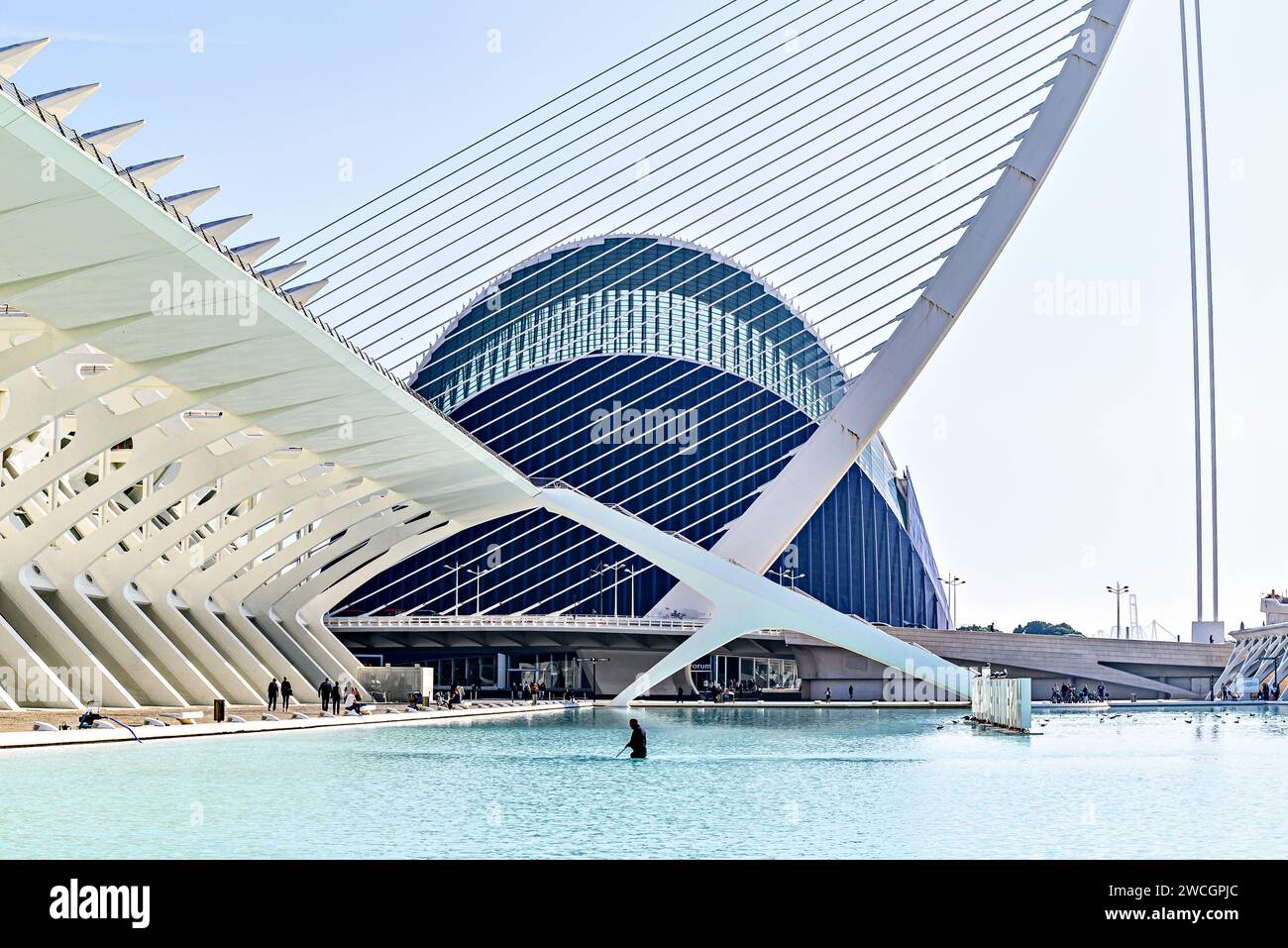 Valencia, Spain, November 20, 2023; Views of the City of Arts and ...