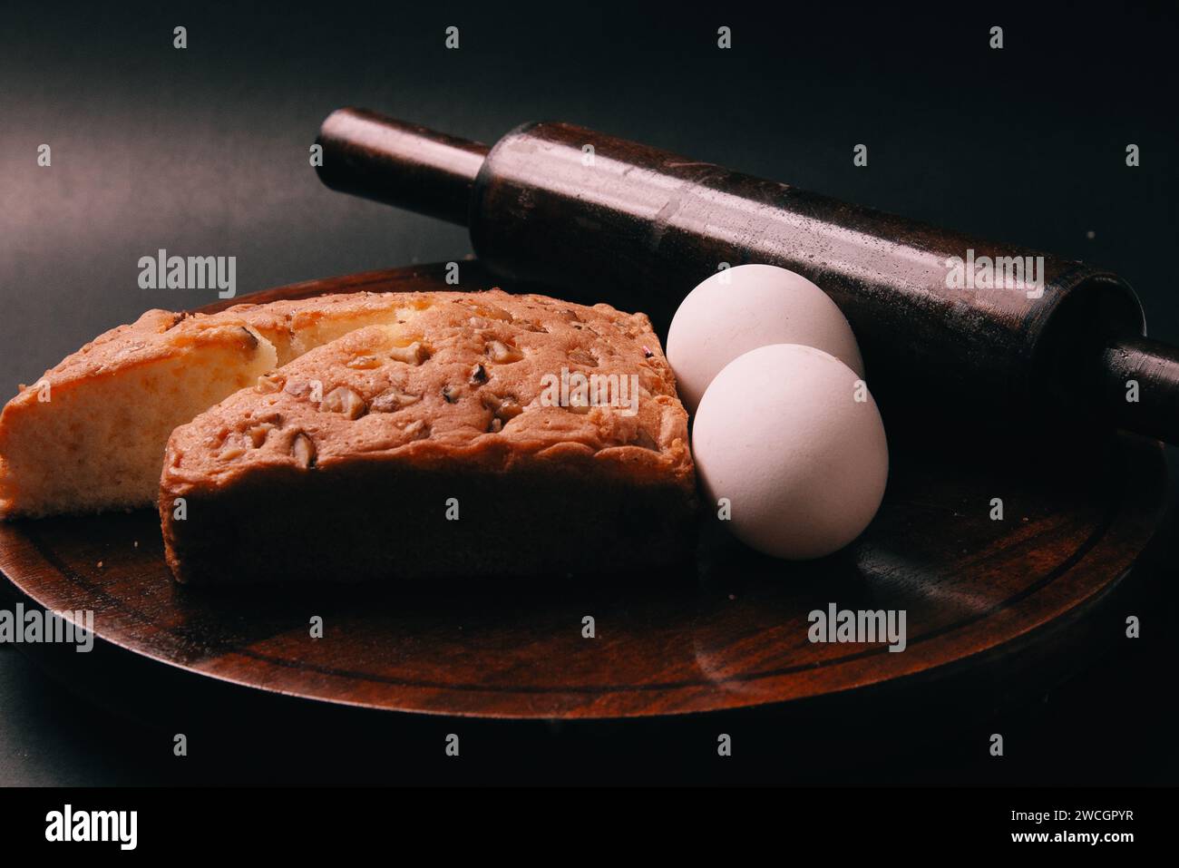 Hd bakery scene with walnut cake hi-res stock photography and images ...