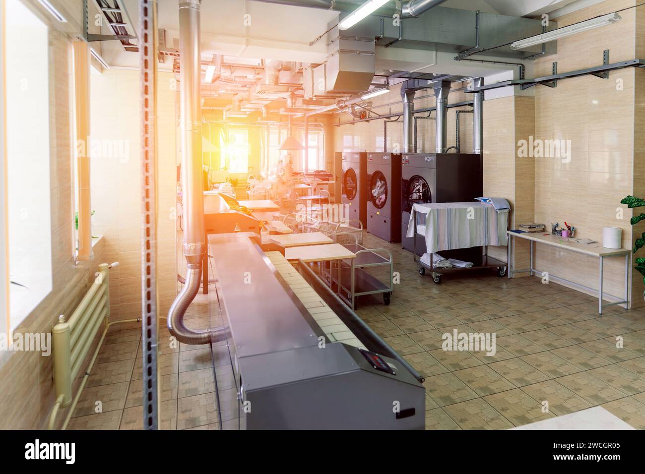 Garment washing factory hi-res stock photography and images - Alamy