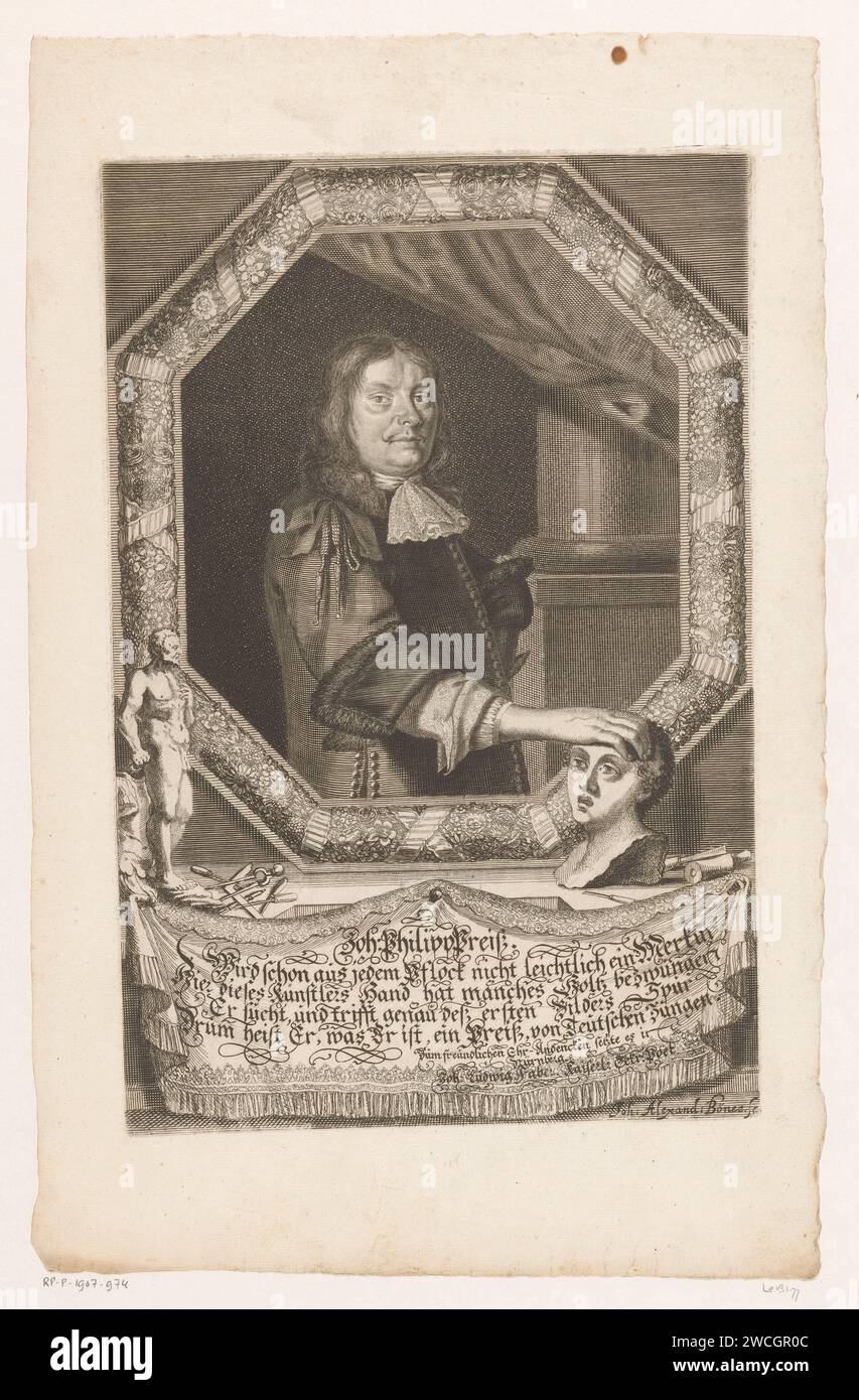Porter van Johann Philipp Preiss, Johann Alexander Bönmer, 1669 - 1720 ...