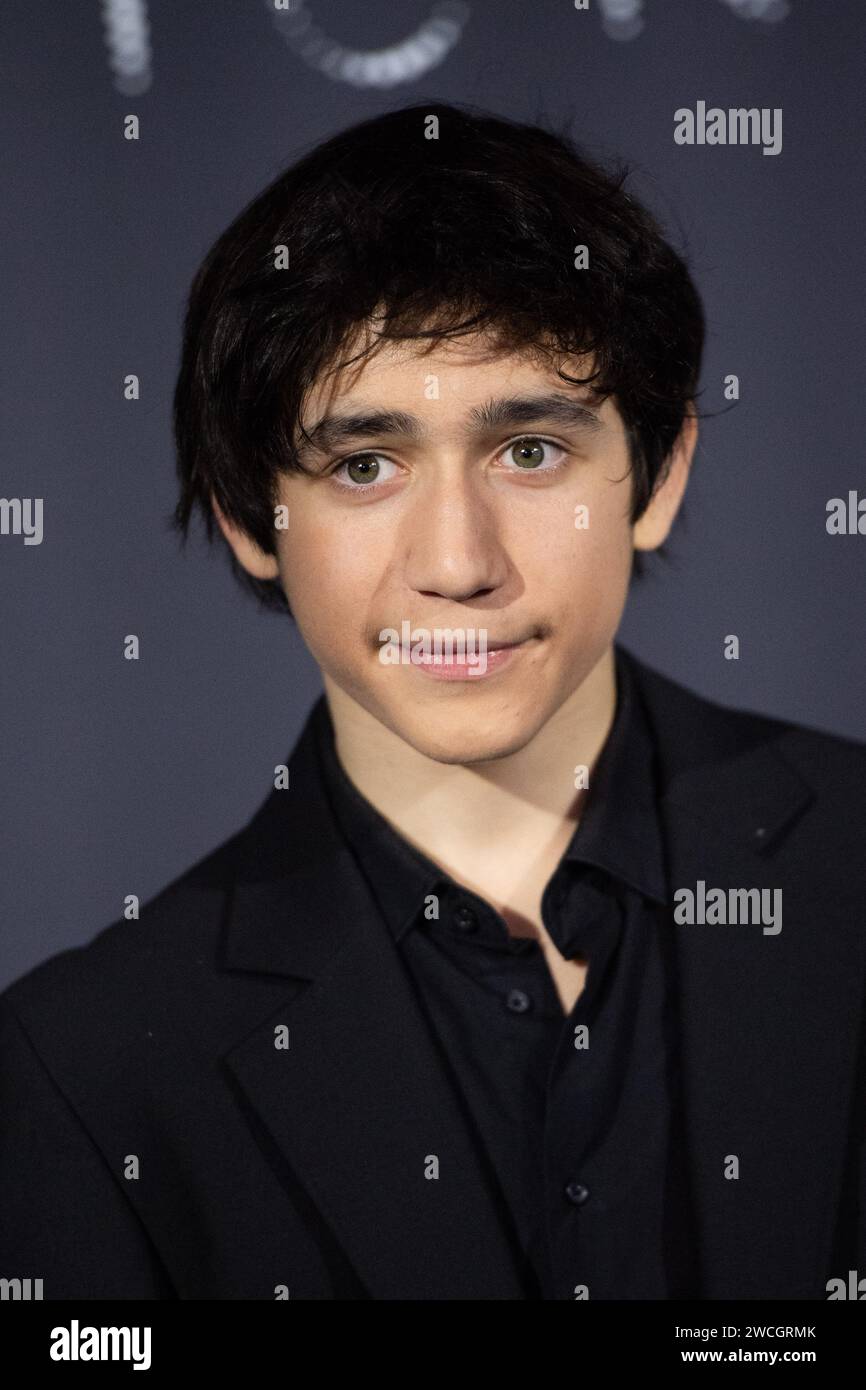 Paris, France. 15th Jan, 2024. Milo Machado-Graner attending the Cesar ...