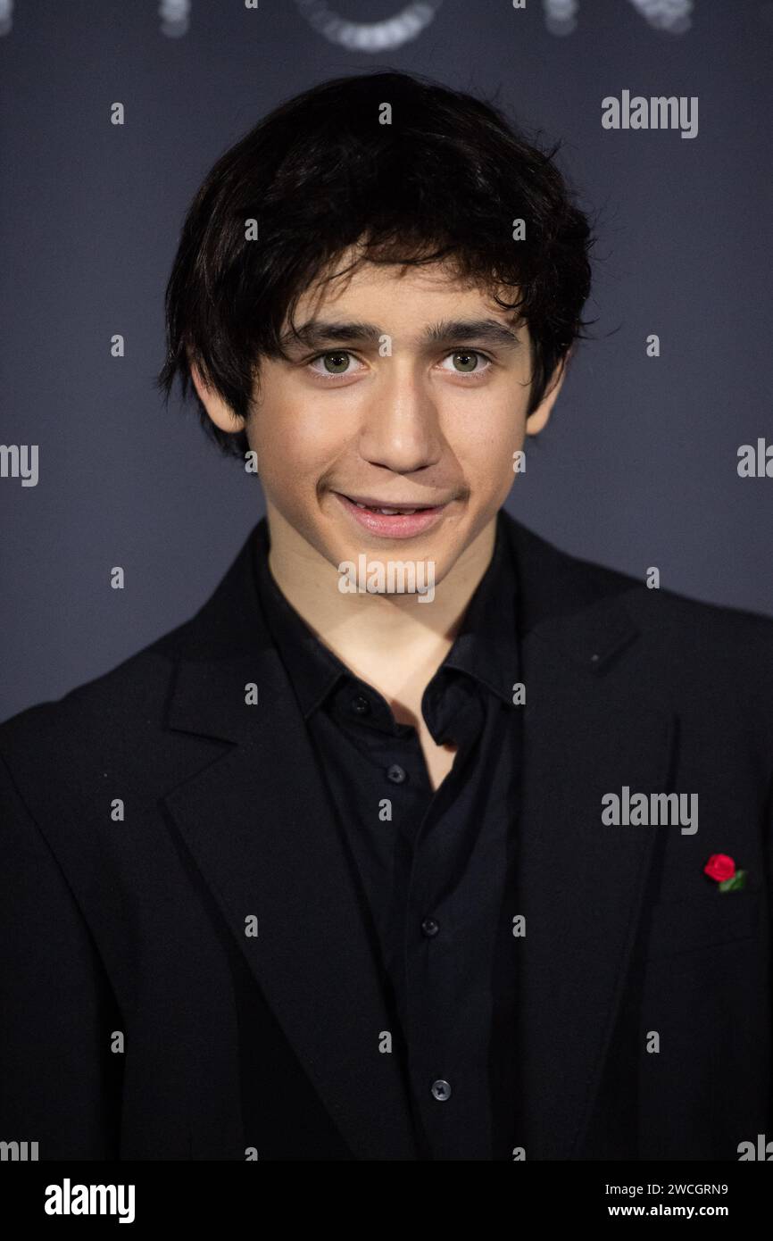 Paris, France. 15th Jan, 2024. Milo Machado-Graner attending the Cesar ...
