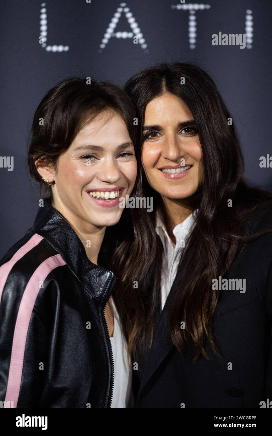 Paris, France. 15th Jan, 2024. Mathilde La Musse and Geraldine Nakache ...