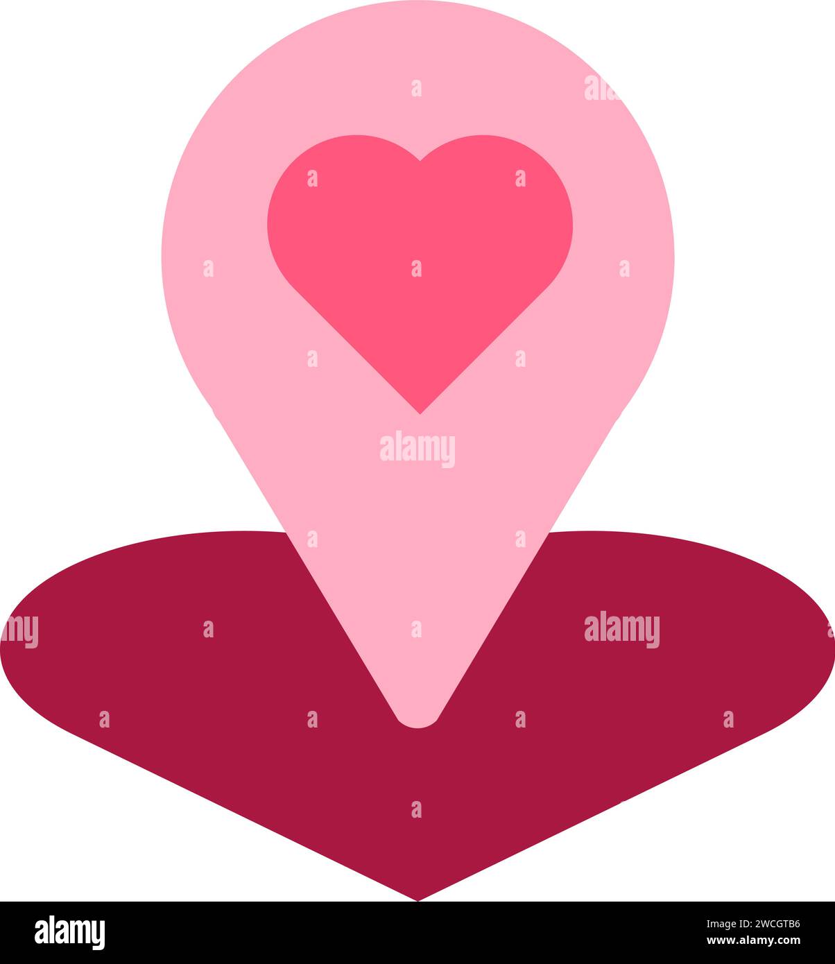 Gps map pointer cartoon hi-res stock photography and images - Alamy