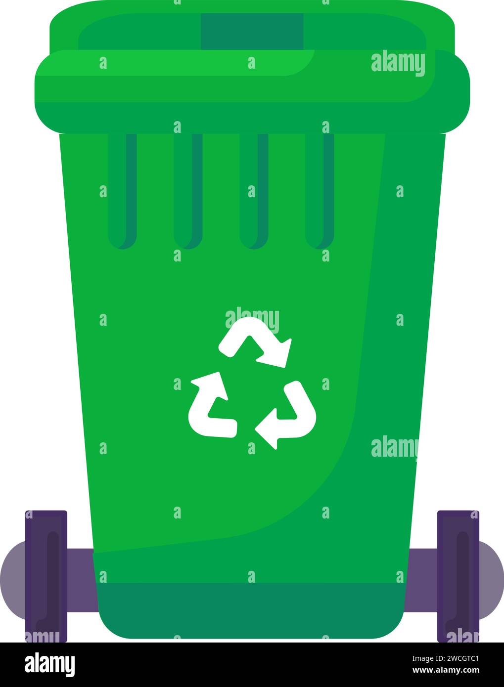 Close up trash container Stock Vector Images - Alamy