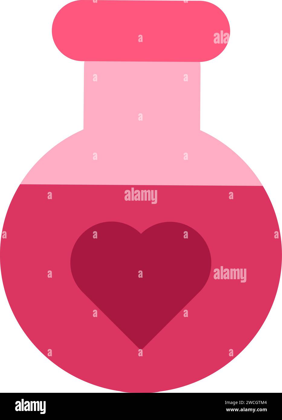 Glass flask decorated Stock Vector Images - Alamy