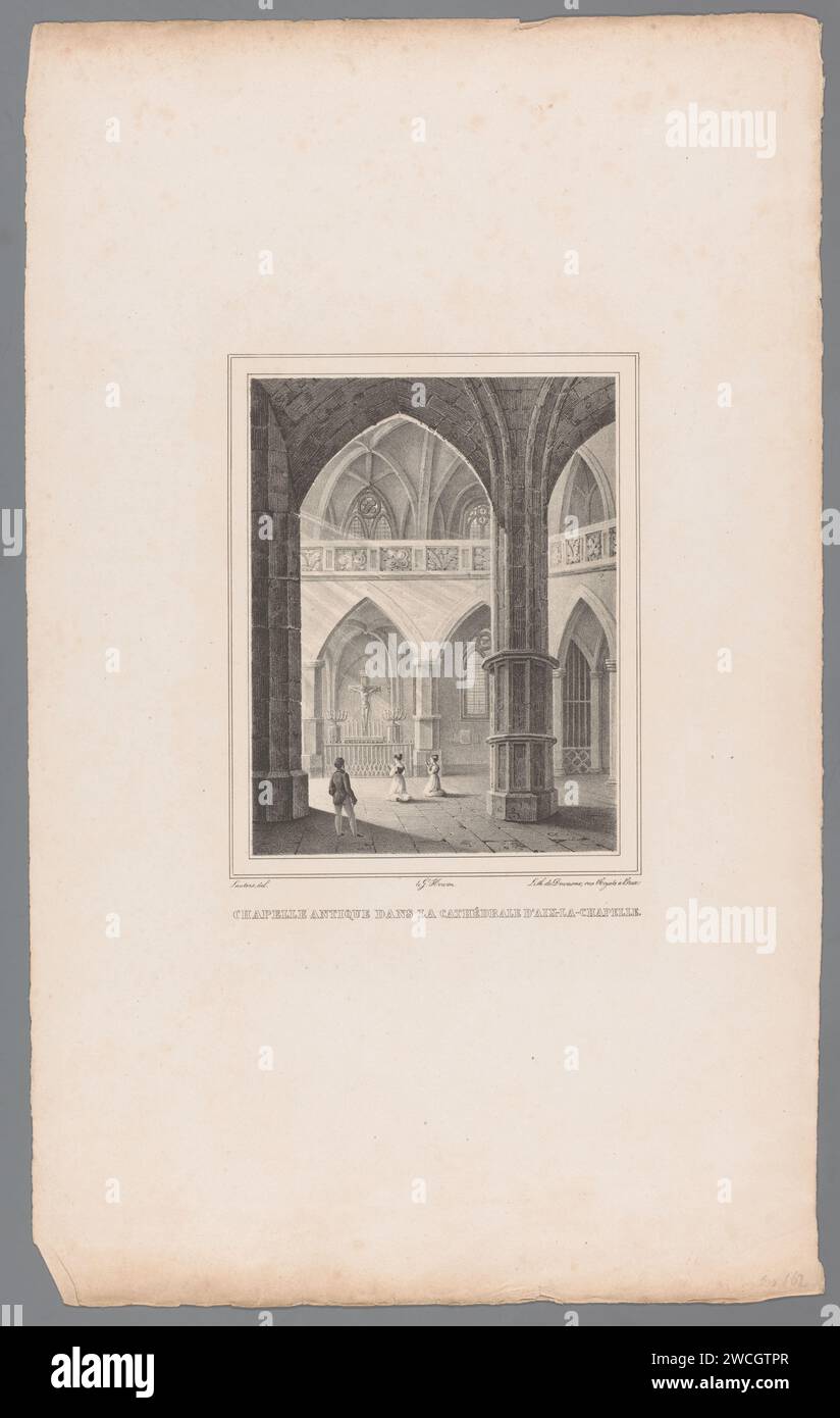 Chapel in the Dom van Aken, Paulus Lauters, After Otto Baron Howen ...