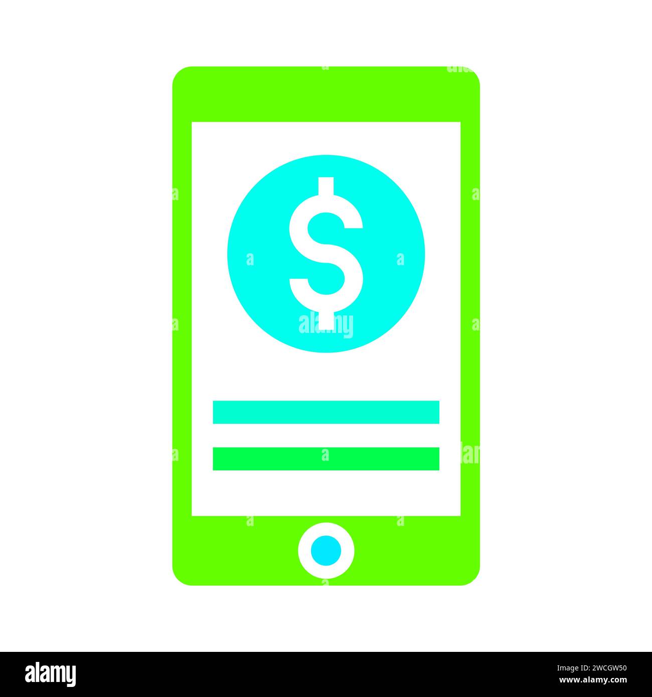Mobile pay service financial Cut Out Stock Images & Pictures - Alamy