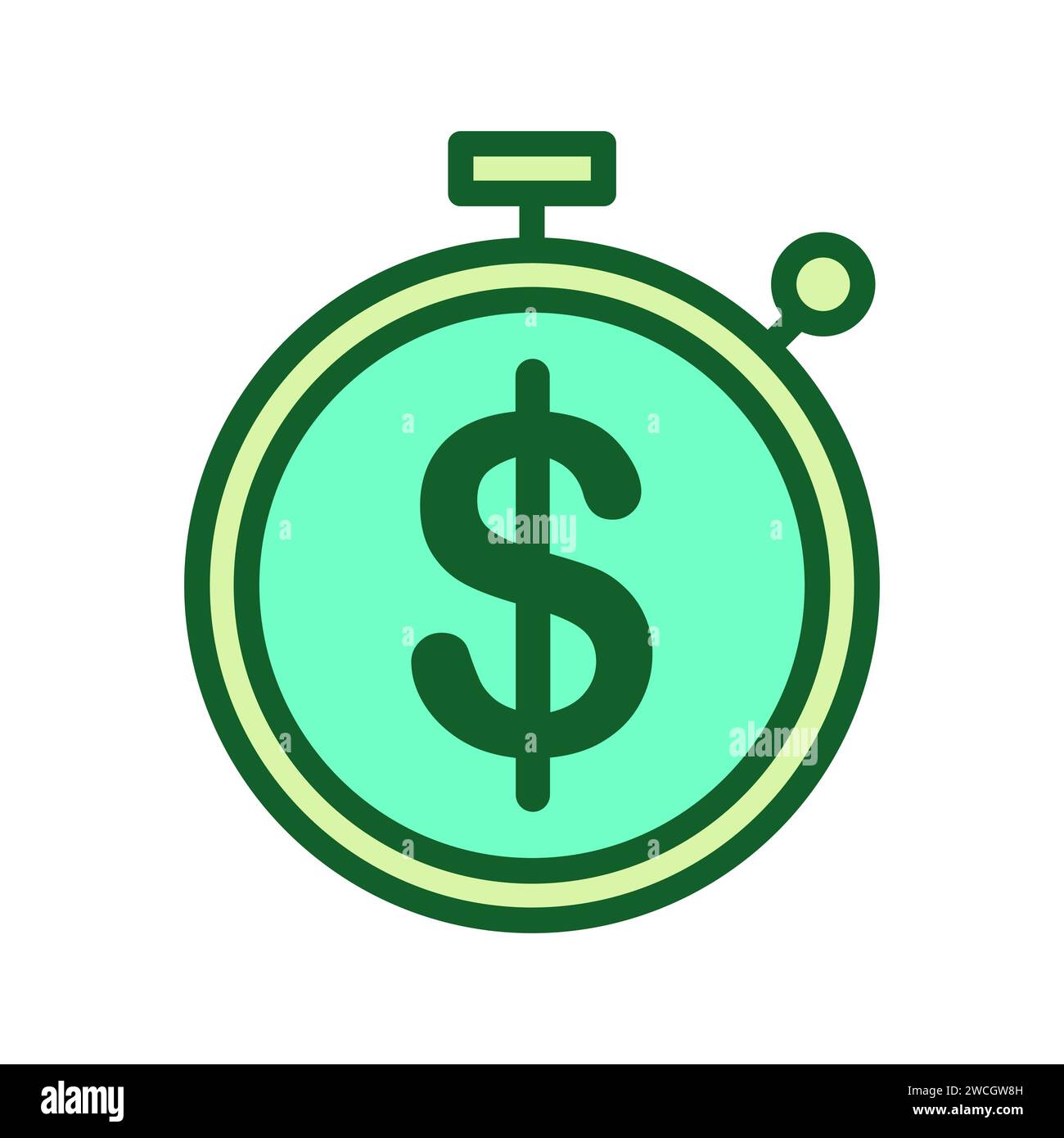 Service icon vector dollar Stock Vector Images - Alamy