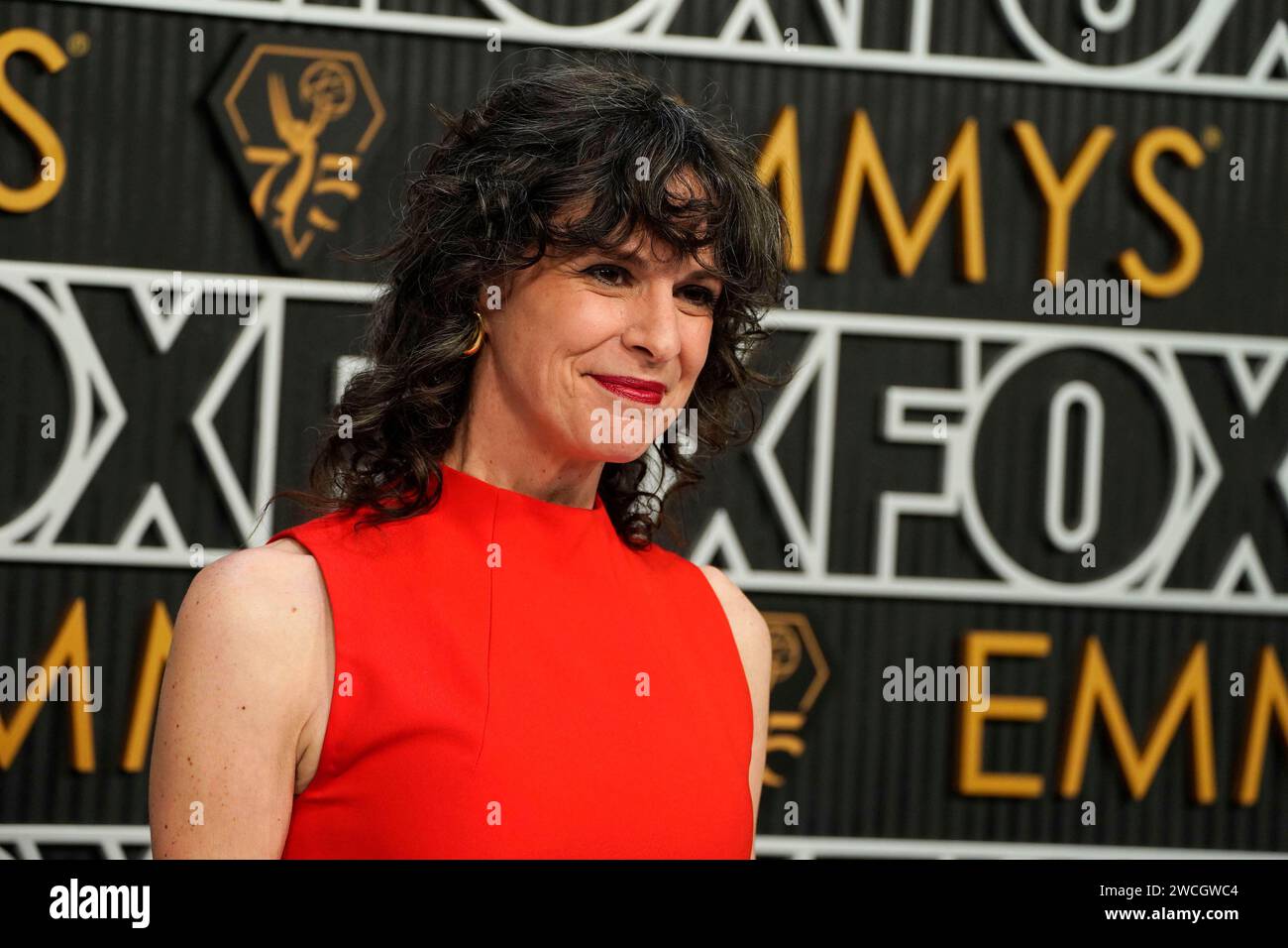 Aida Rodgers poses for a Red Carpet portrait at the 75th Emmy Awards on ...