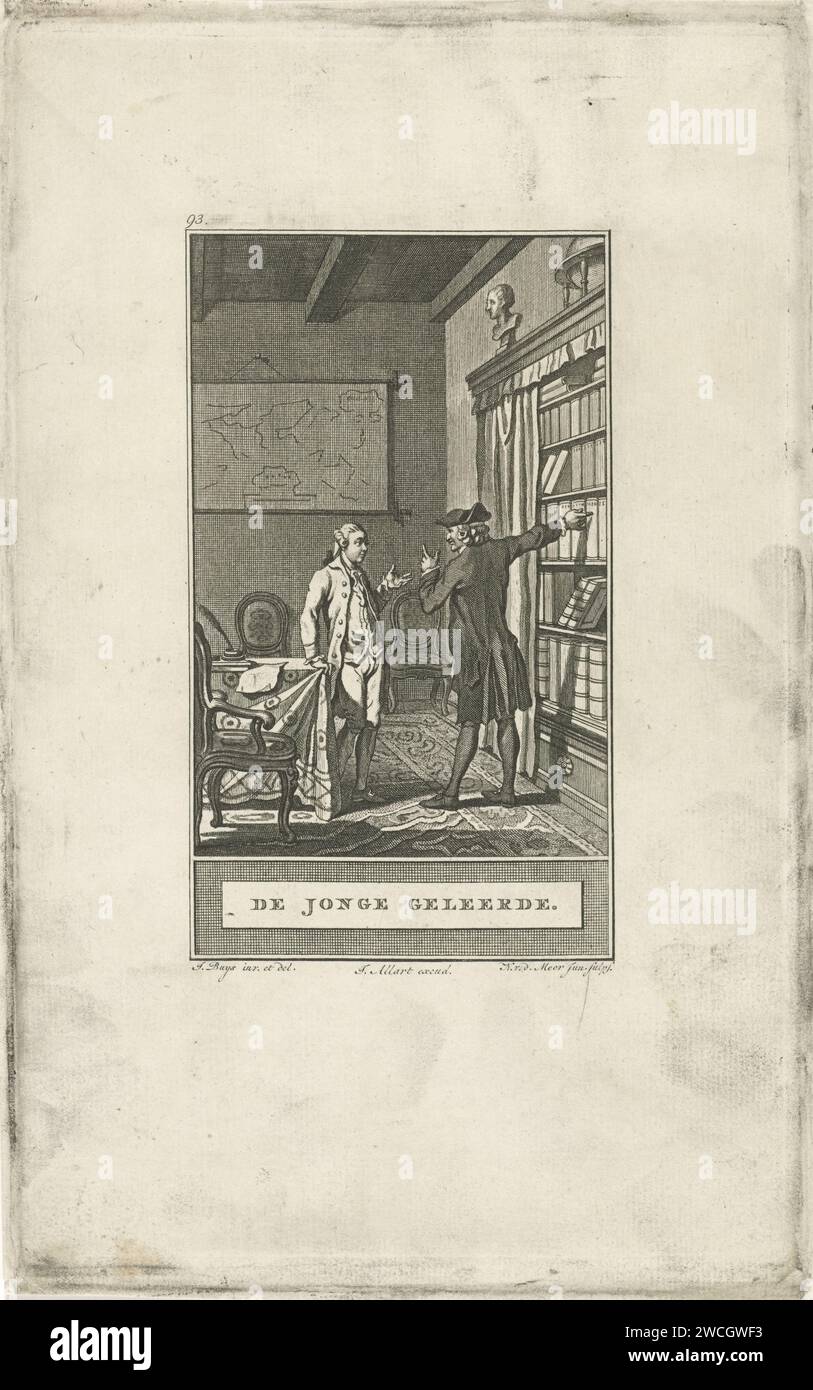 Conversation of the young scholar with an old man, Noah van der Meer ...