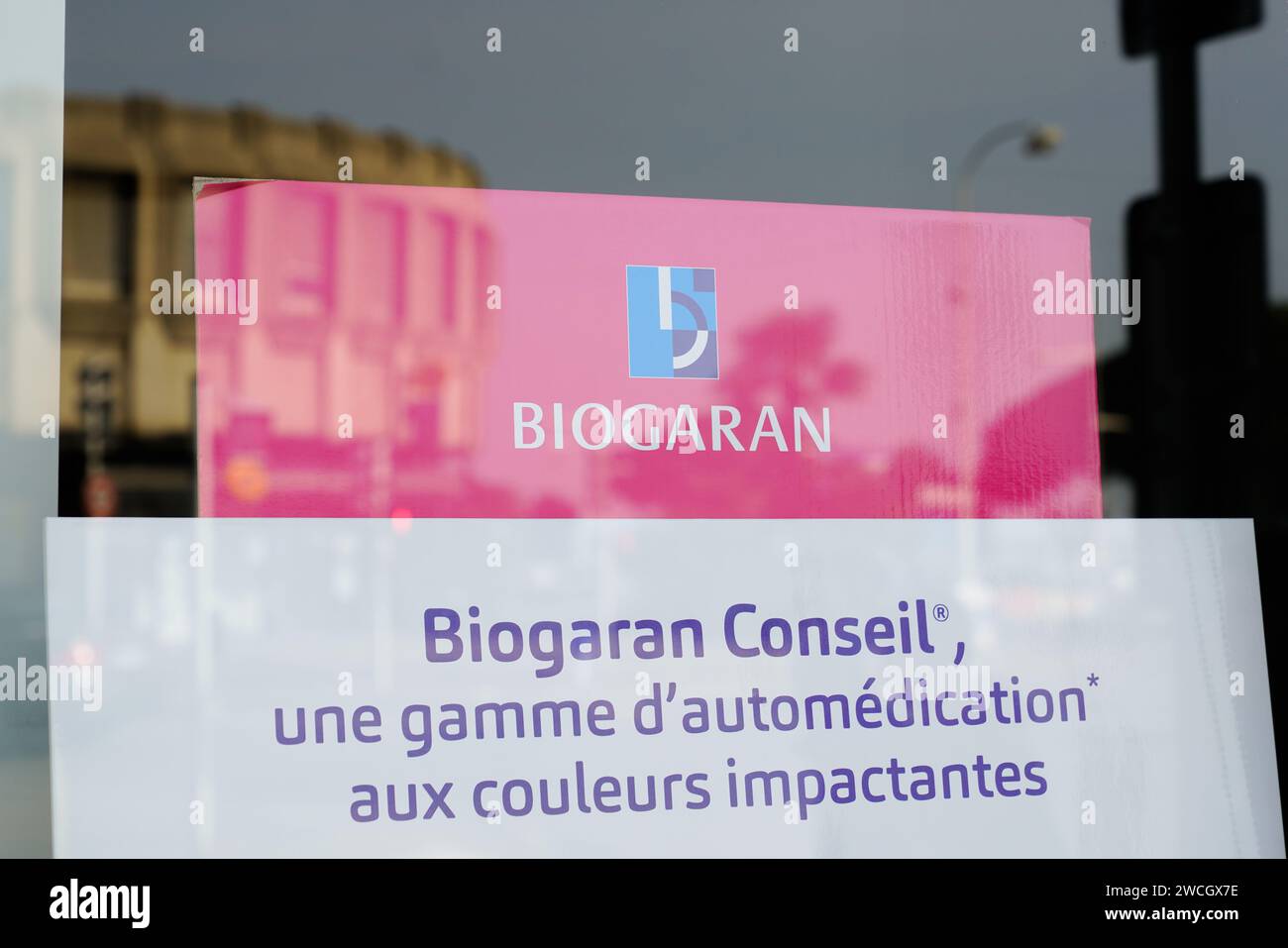 Bordeaux , France - 01 14 2024 : Biogaran logo brand and sign text ...