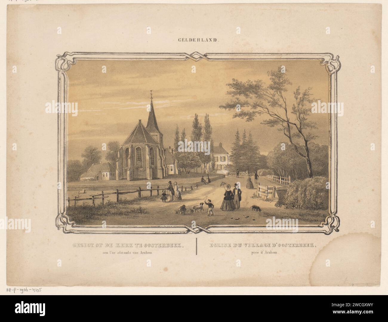 Church in Sonsbeek, Frederik Lodewijk Huygens, 1812 - 1887 print ...