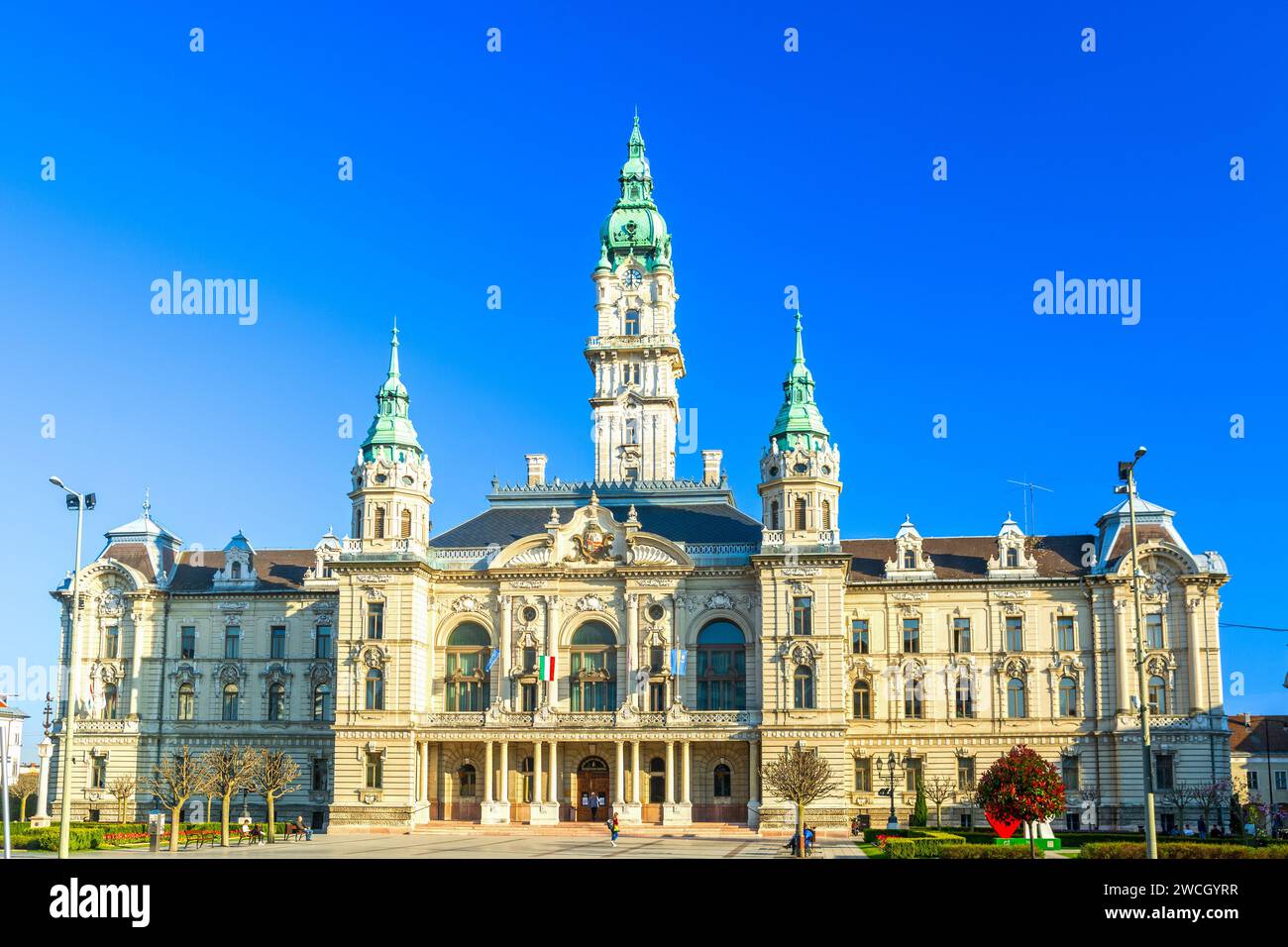 City center gyor gyor hungary hi-res stock photography and images - Alamy