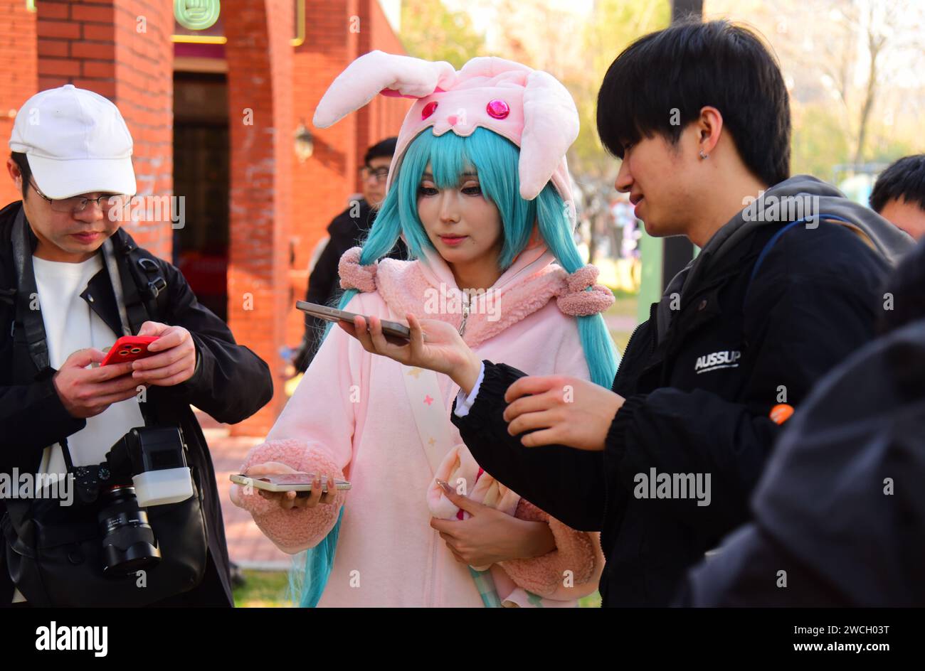 Cosplayers take part in a comic show in Hangzhou City, east China's ...