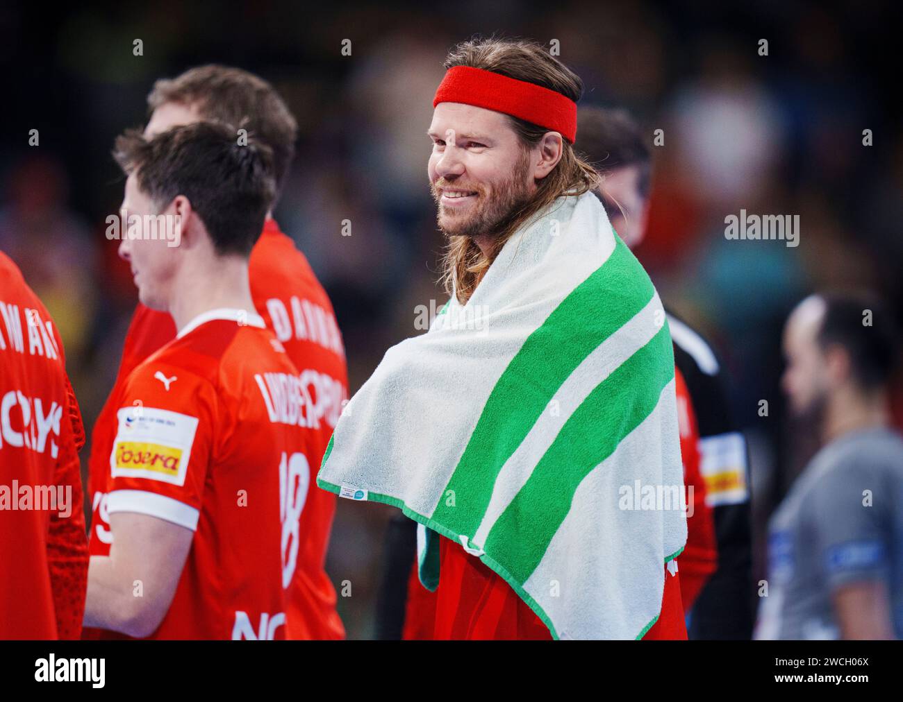 Denmark's Mikkel Hansen after the EC match between Denmark and Portugal ...