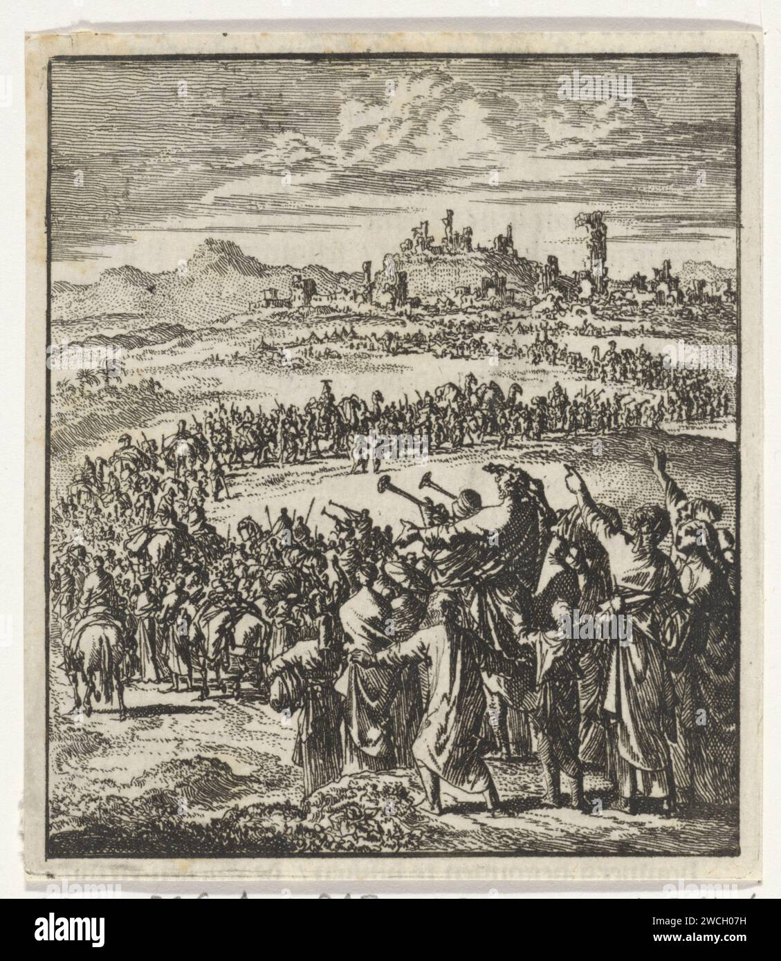 Return from the Babylonian exile, Jan Luyken, 1706 print Amsterdam ...