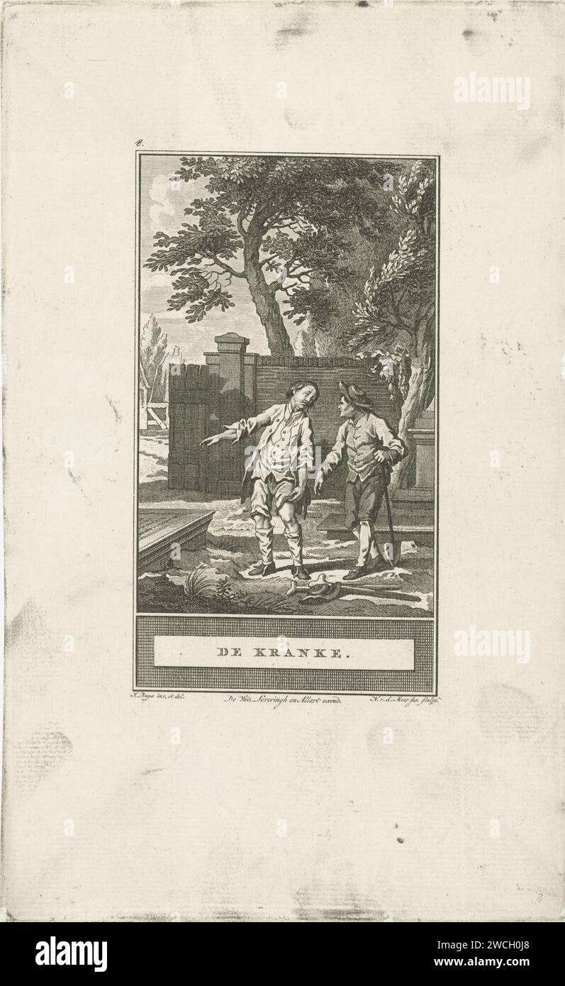 Man shows his knee to a dead digger, Noah van der Meer (II), After ...