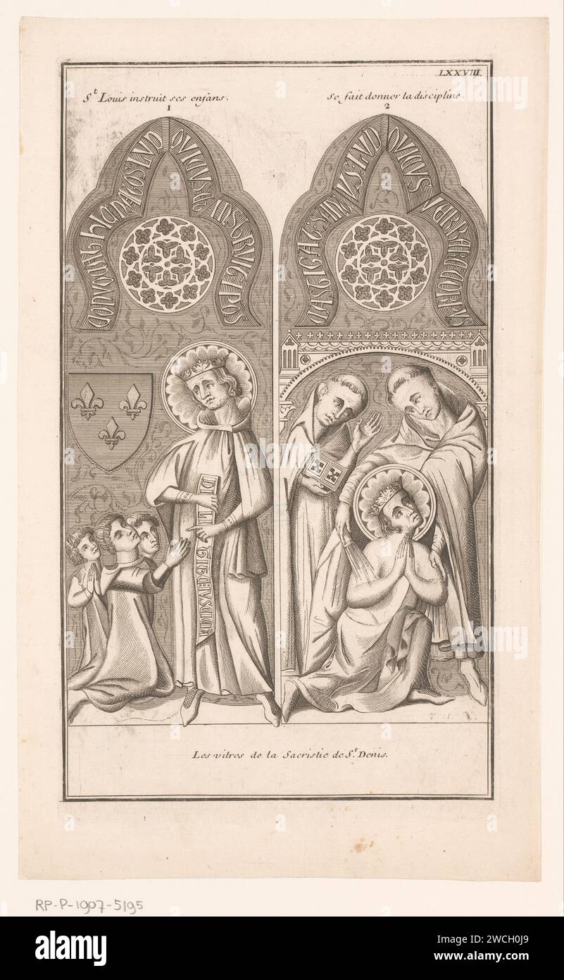 Two scenes from the life of King Louis IX, Dominique Sornique ...