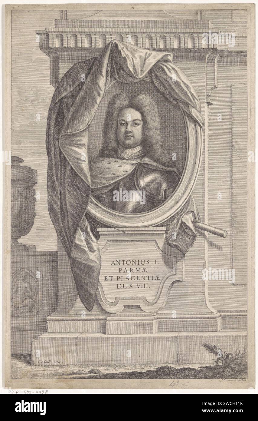 Portret Van Antonio Farnese, Hertog Van Parma, Francesco Maria France ...
