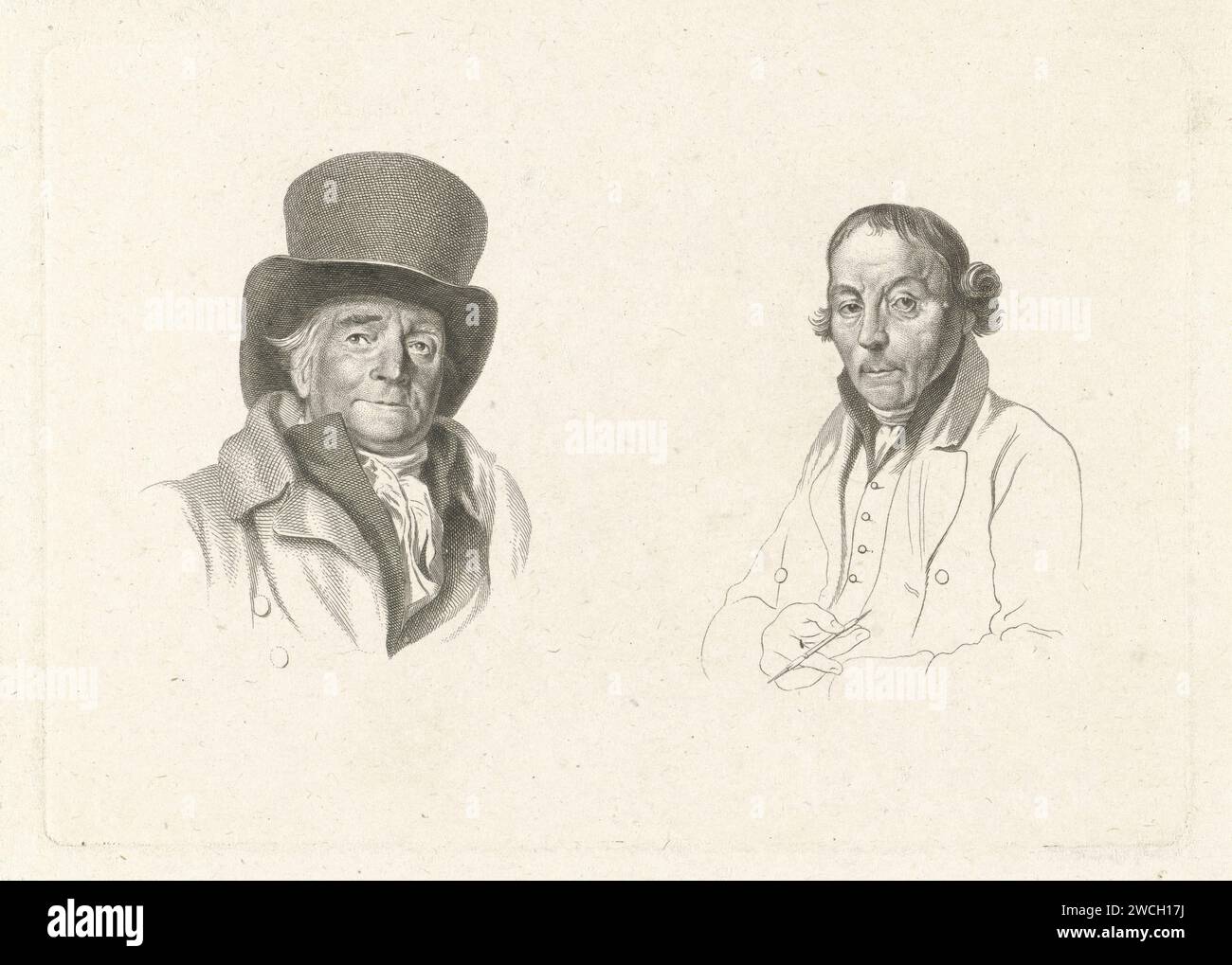 Portraits of Johannes Petrus van Horstok and Warner Horstink, Jacob ...
