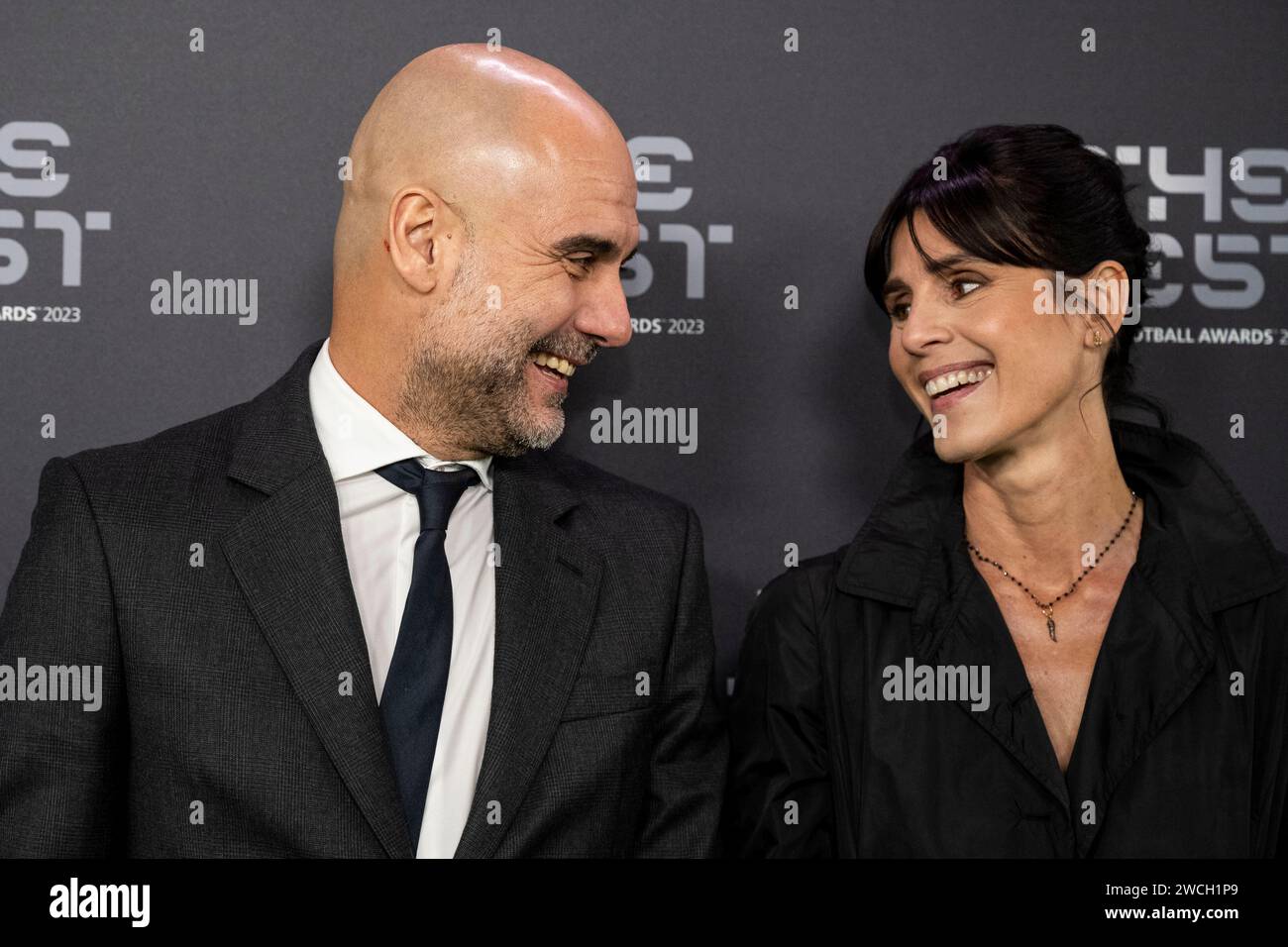 London, Britain. 15th Jan, 2024. Pep Guardiola, coach of Manchester ...