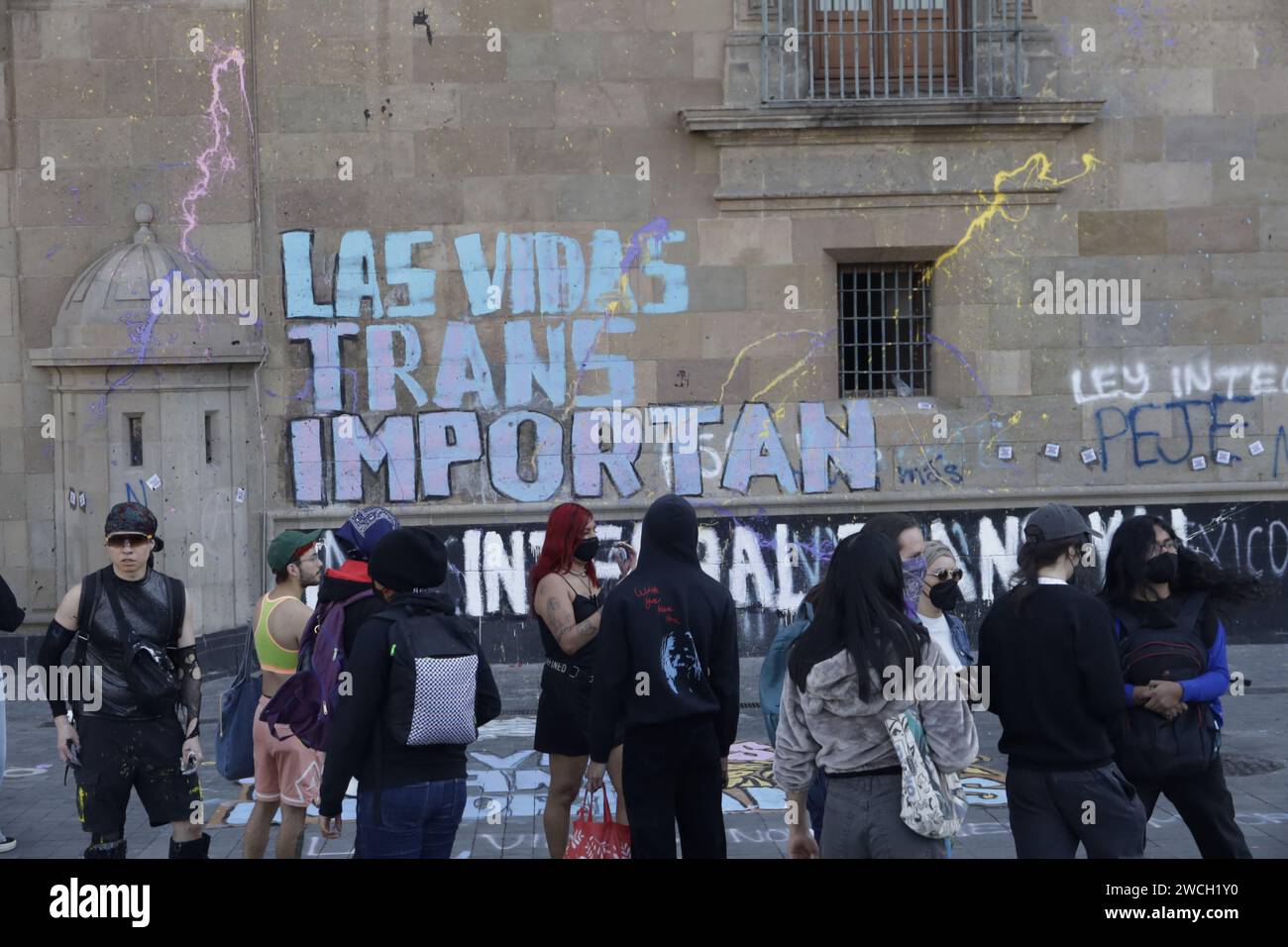 Non Exclusive: January 15, 2024, Mexico City, Mexico: A group of ...